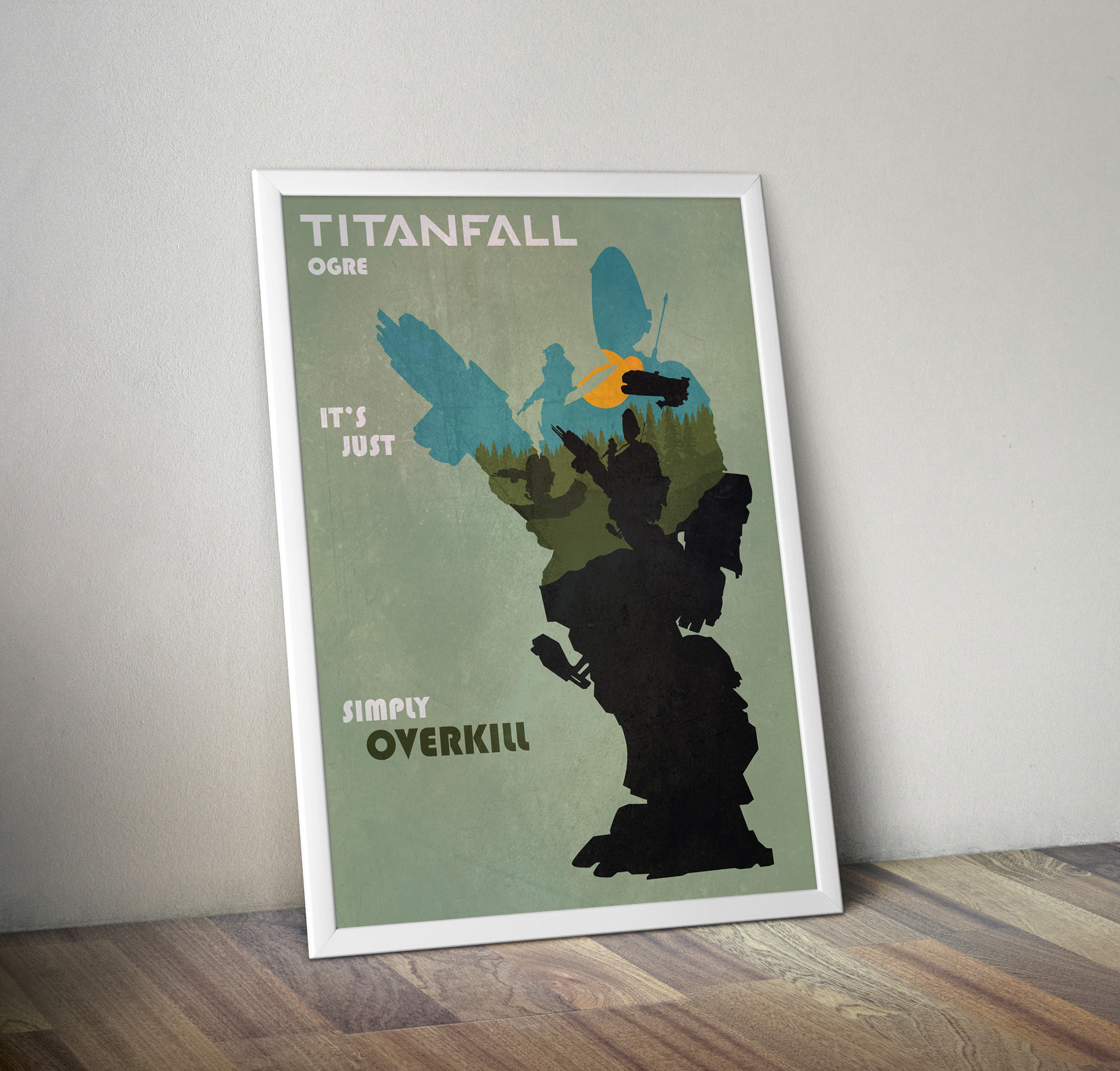 POSTER Titanfall Ogre Poster Titanfall Poster Gamer Room Decor Gaming ...