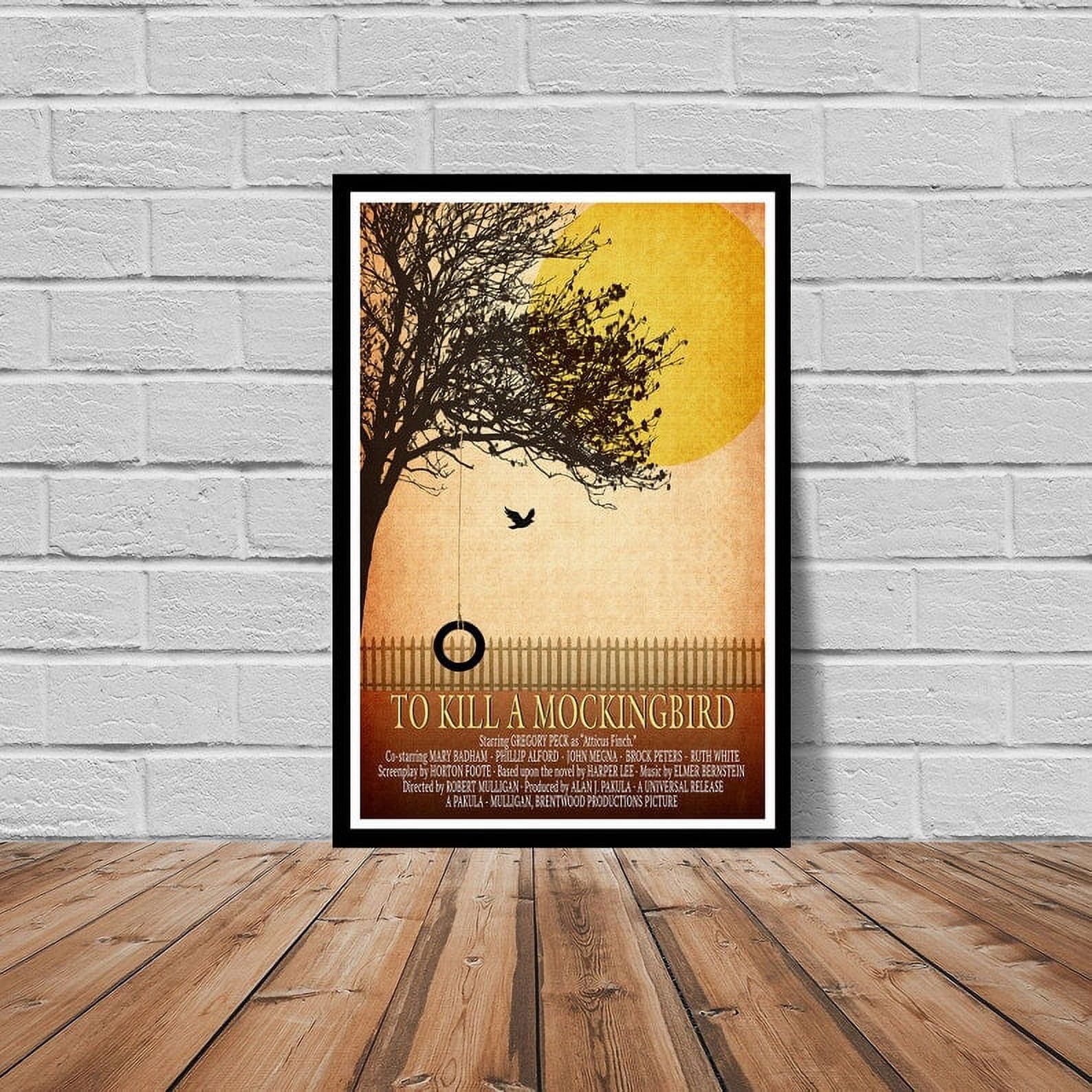 POSTER To Kill A Mockingbird Original Art Print - Harper Lee - Movie ...