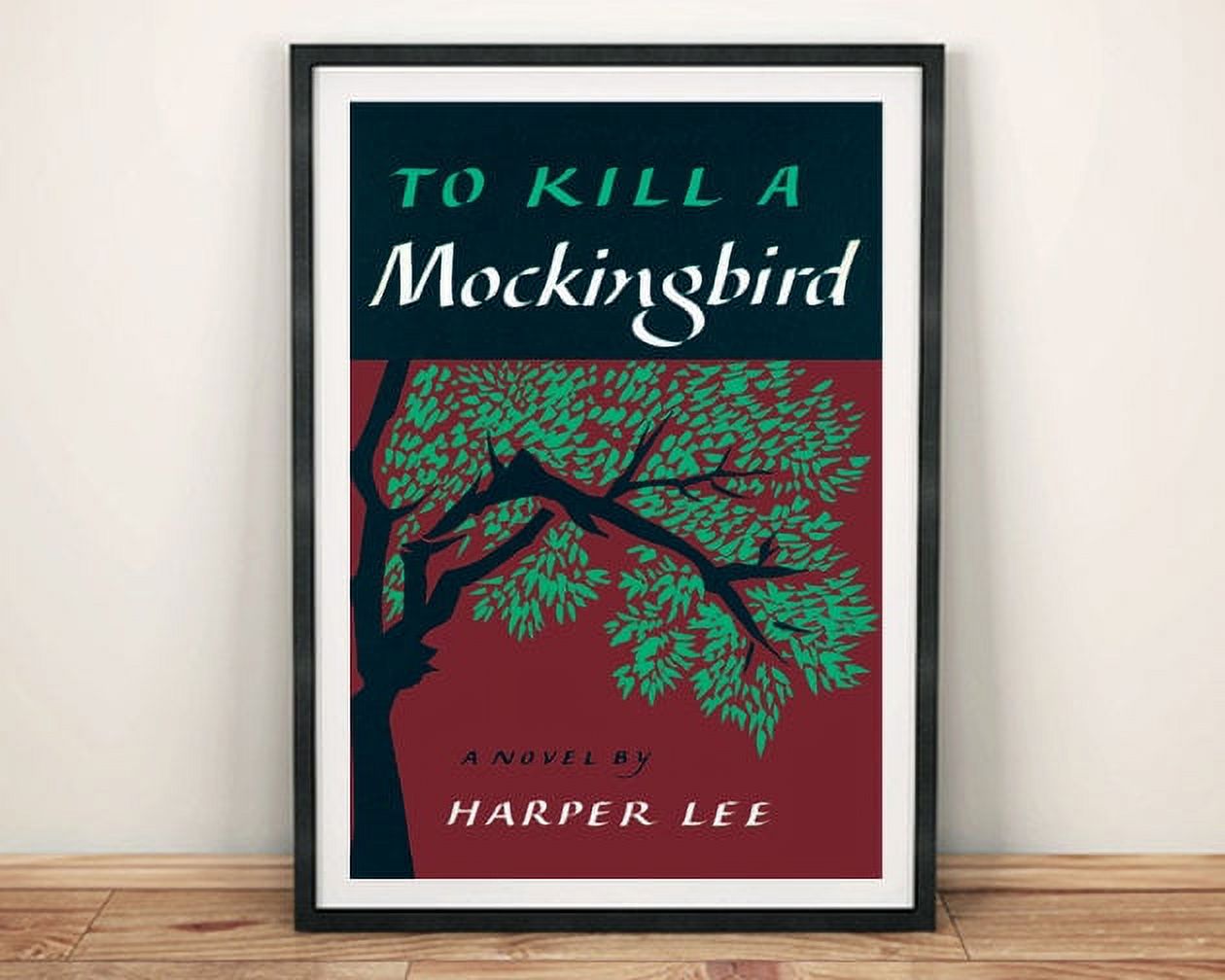 POSTER To Kill A Mockingbird Poster: Harper Lee Book Cover Art Print ...