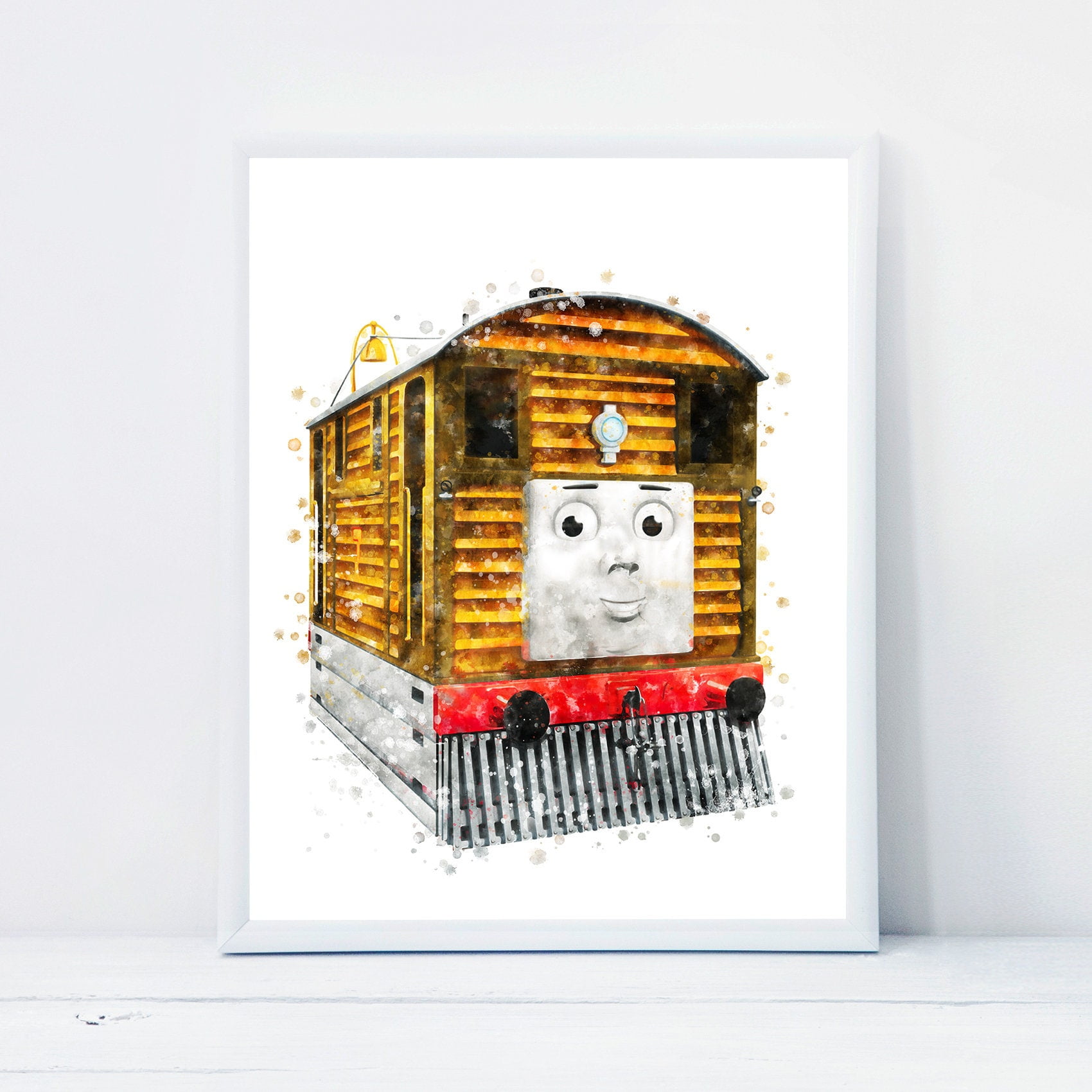 POSTER Toby Print Thomas and Friends Watercolor Percy James Thomas ...