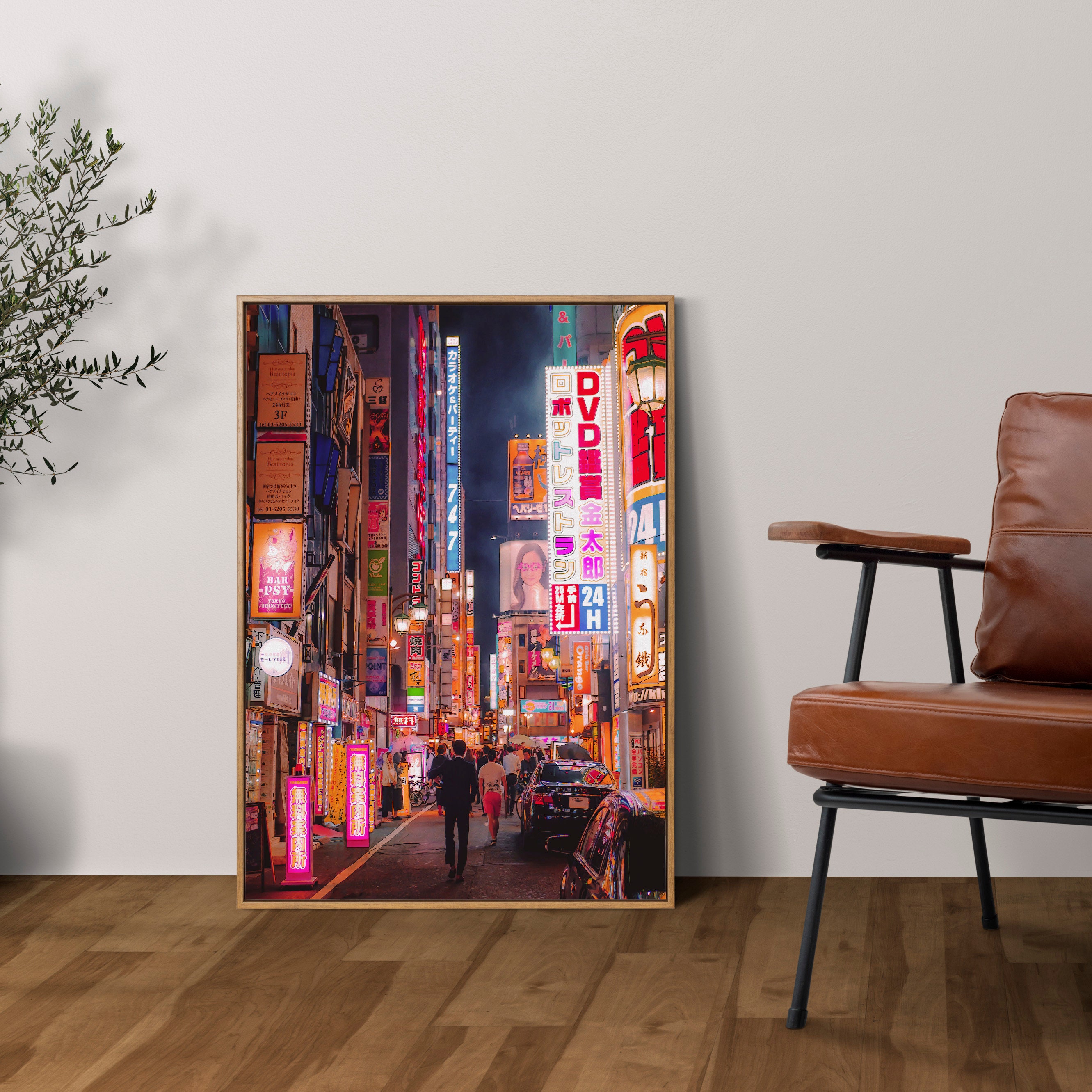 POSTER Tokyo at Night Street Photography, Colorful Tokyo Poster ...