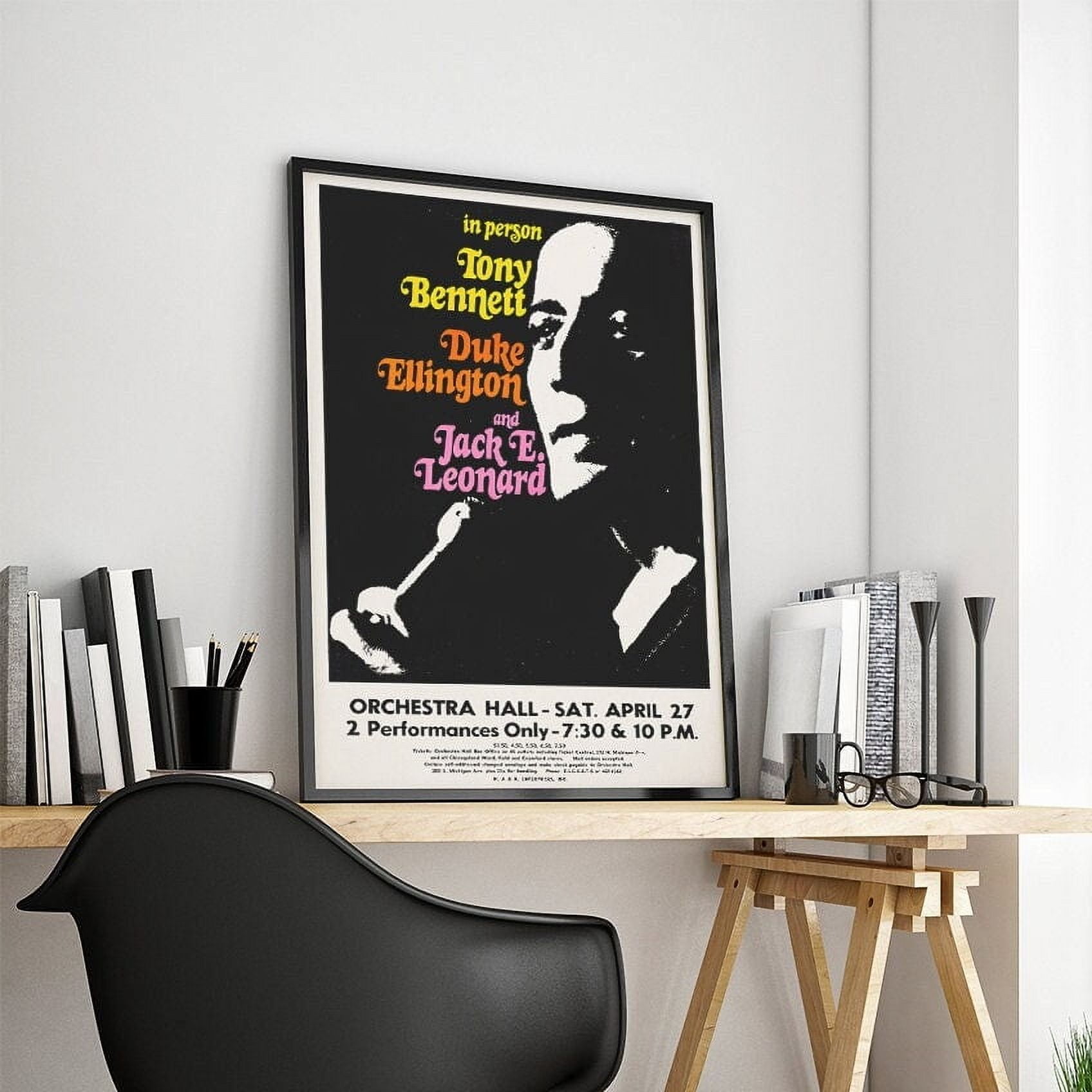 POSTER Tony Bennett- Duke Ellington 1968- concert poster -poster - wall ...