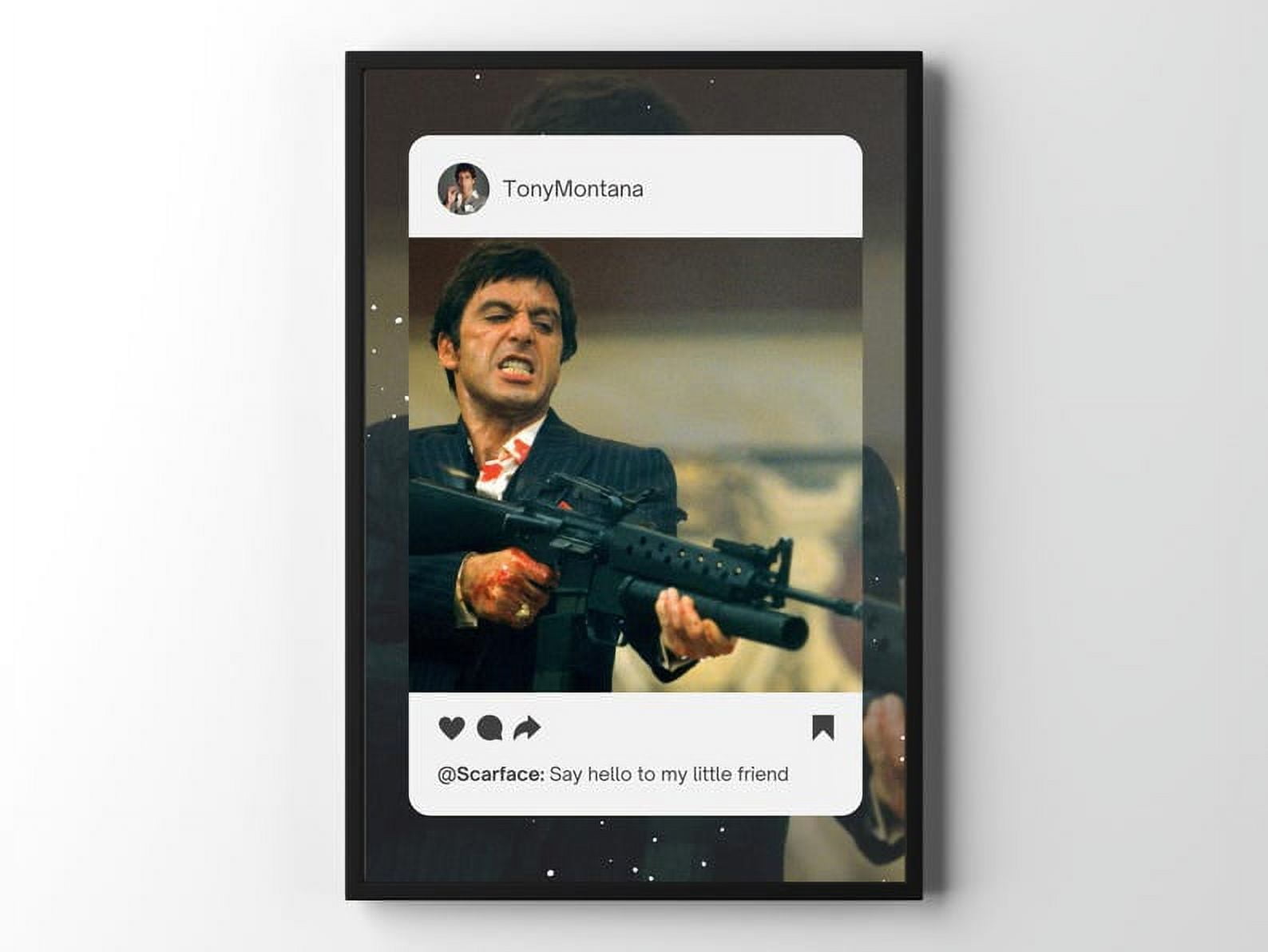 POSTER Tony Montana Scarface (1983) Poster - Walmart.com