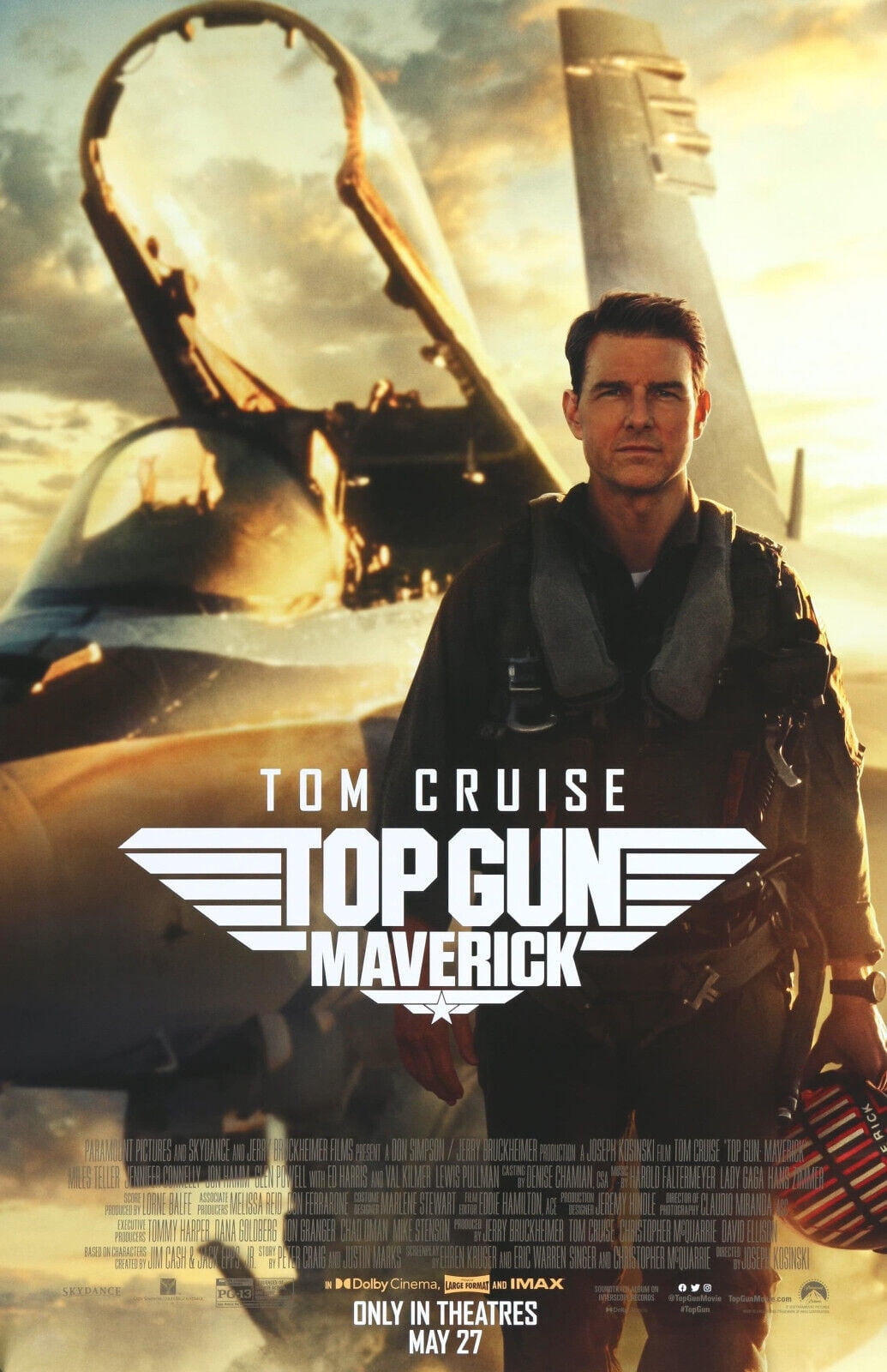 POSTER Top Gun Maverick Film By Joseph Kosinski 2022 Movie Poster-16x24 ...