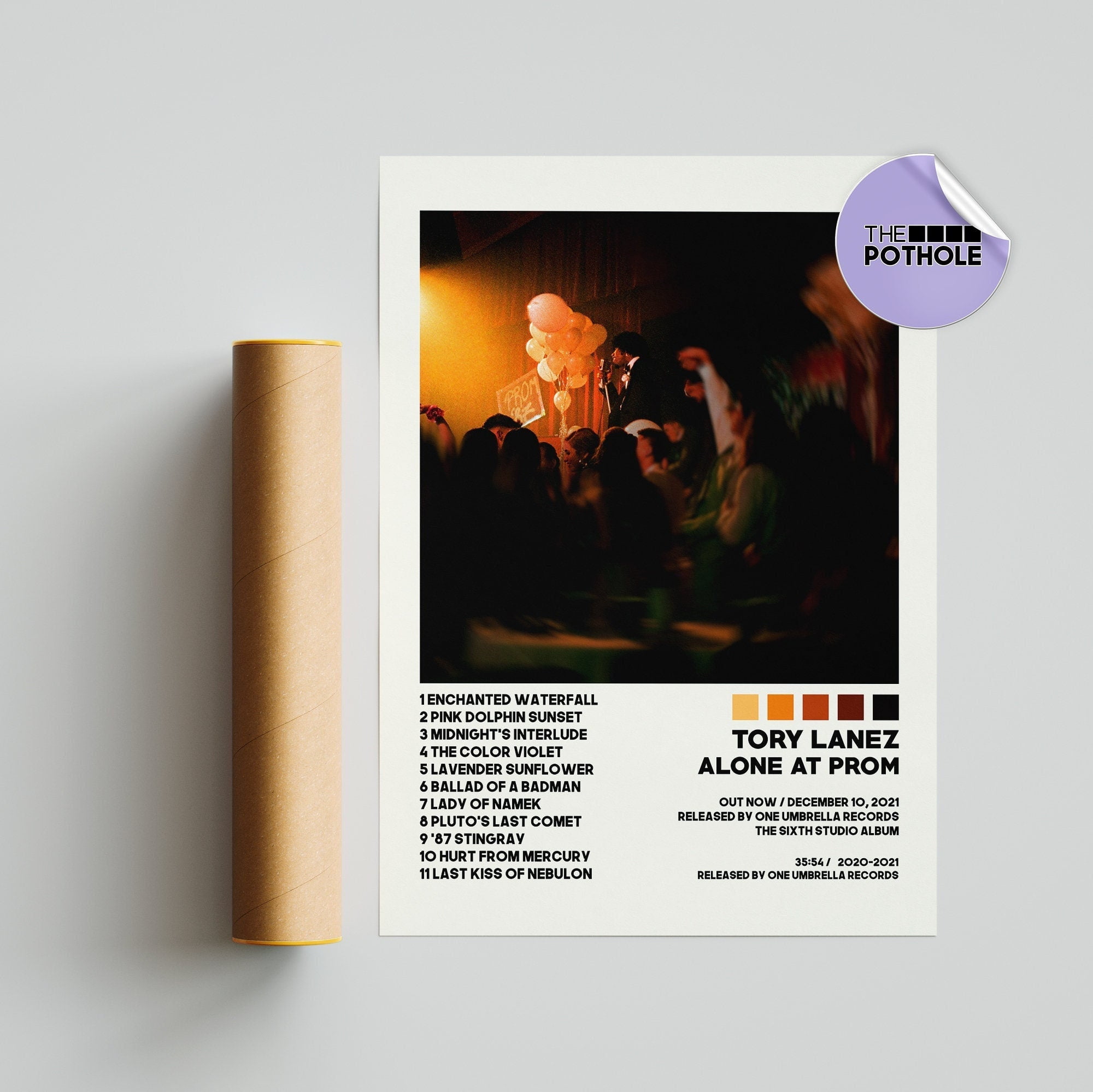 POSTER Tory Lanez Posters / Alone At Prom Poster, Tracklist Album Cover ...