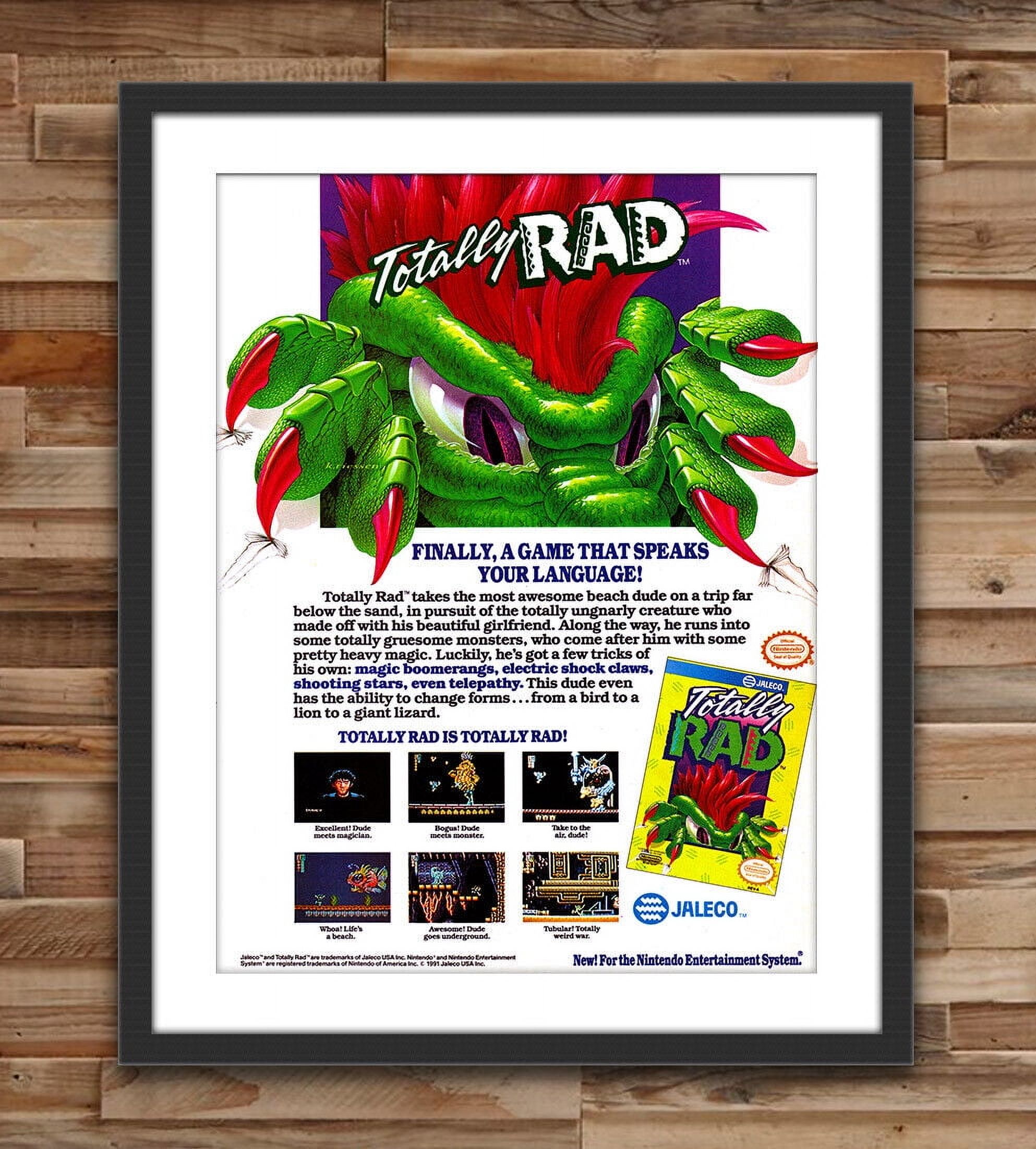 POSTER Totally Rad Nintendo NES Poster-8x12-UNFRAMED - Walmart.com