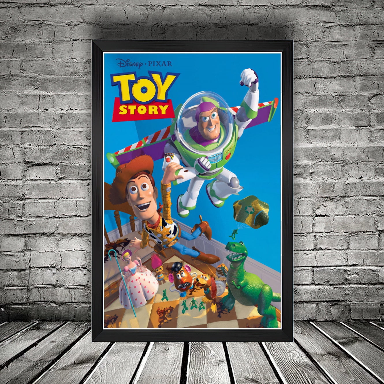 POSTER Toy Story (1995) Movie Posters | Disney | Pixar | Tom Hanks | Woody | Buzz Lightyear ...
