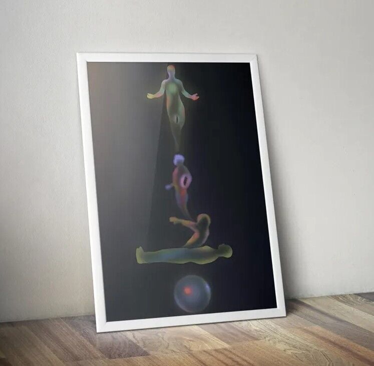 POSTER Transcendence | Printable Spiritual Poster | Cosmic Poster ...