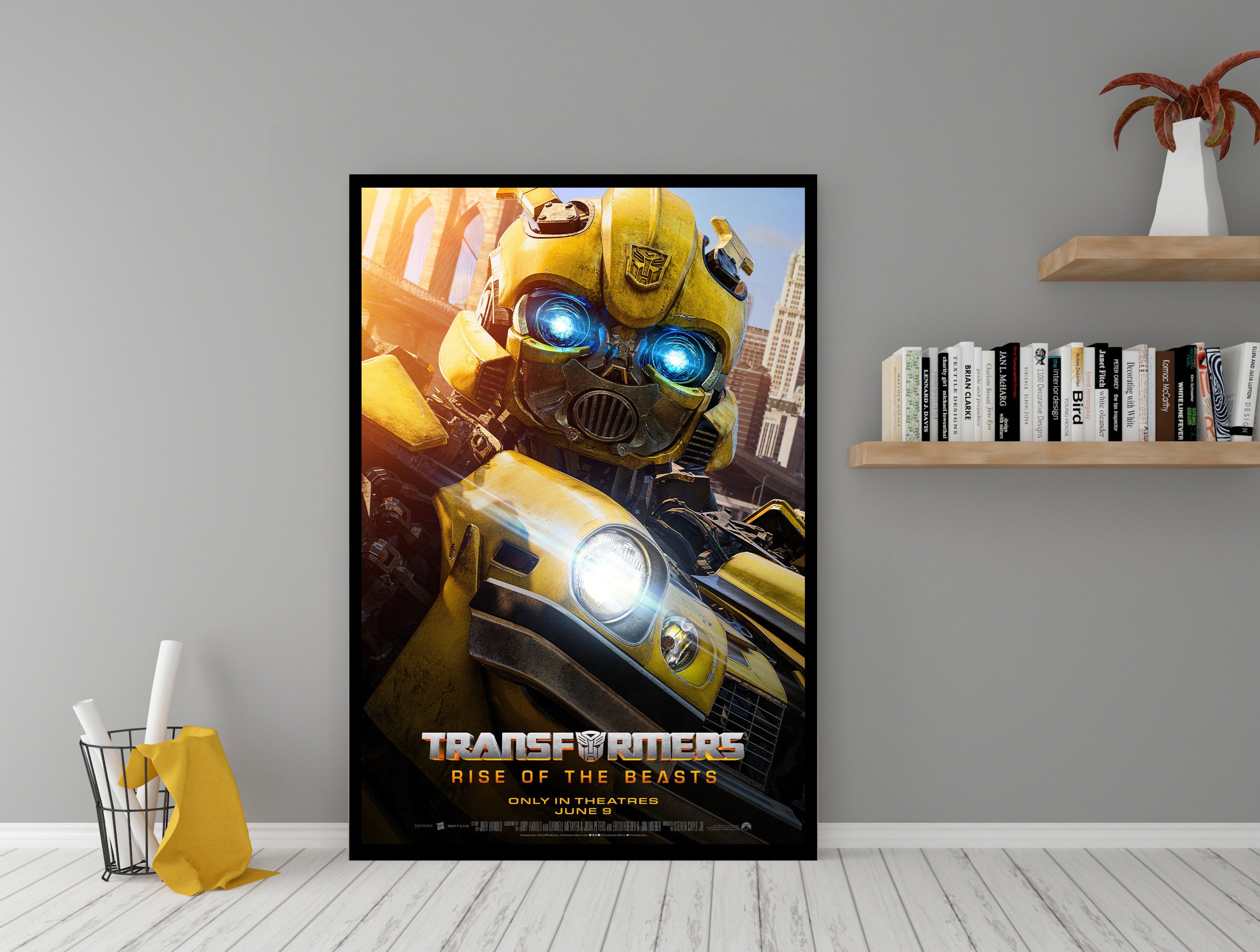 POSTER Transformers: Rise of the Beasts Movie Poster - Quality Canvas Wall Art - Room Decor ...