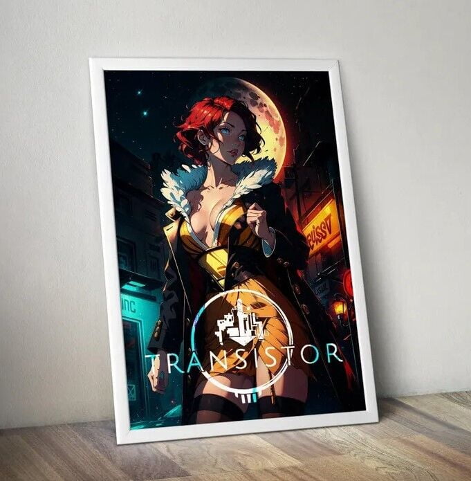 POSTER Transistor | Red | Indie Game Poster | Gaming Poster | HD Color ...