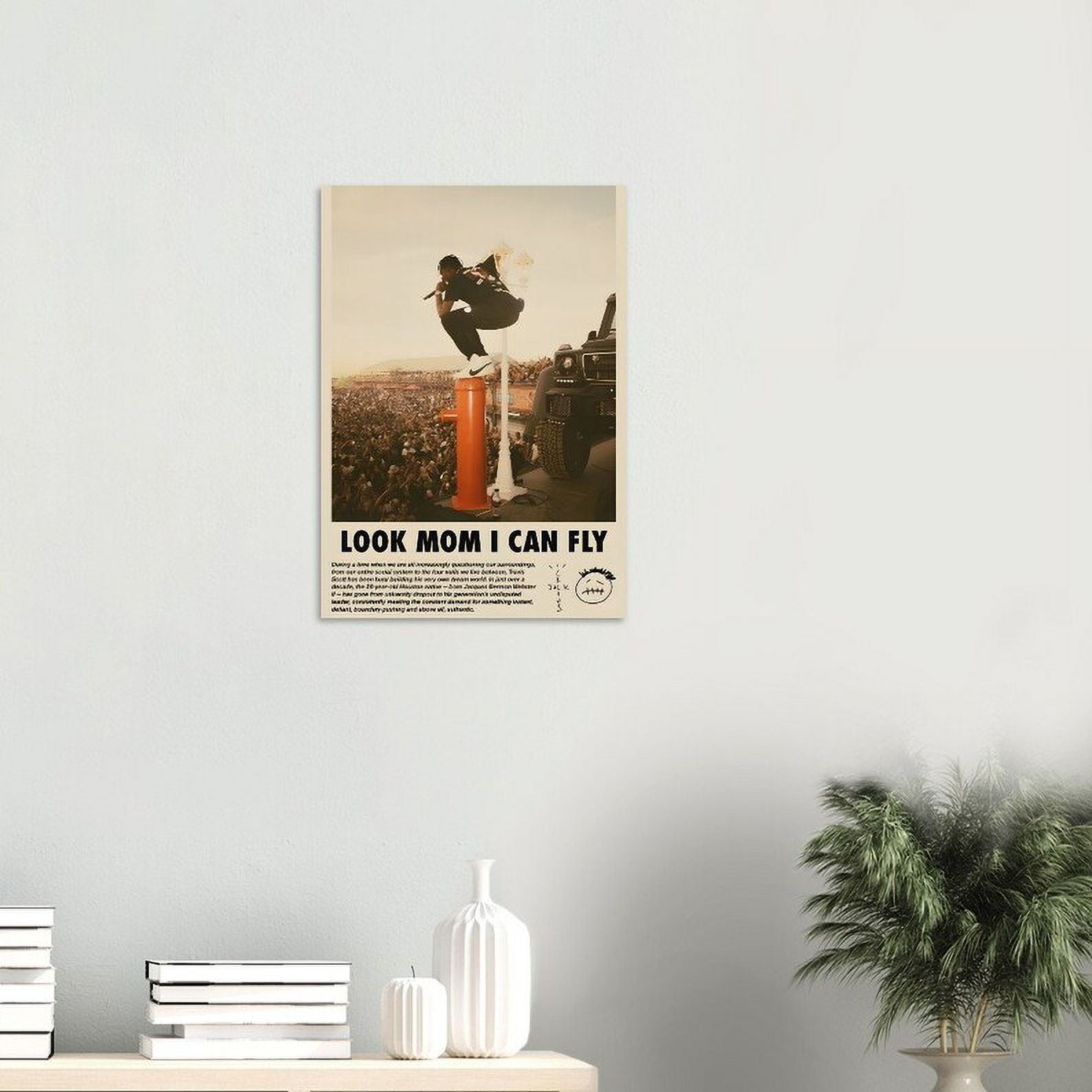 POSTER Travis Scott, Cactus Jack, Hip hop music, Rap artist, Look Mom I ...