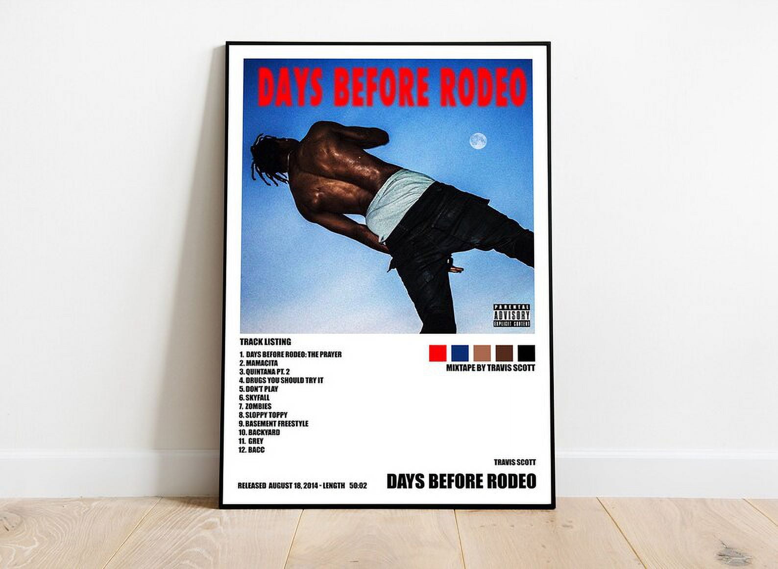 POSTER Travis Scott - Days Before Rodeo Poster | Album Cover Poster ...