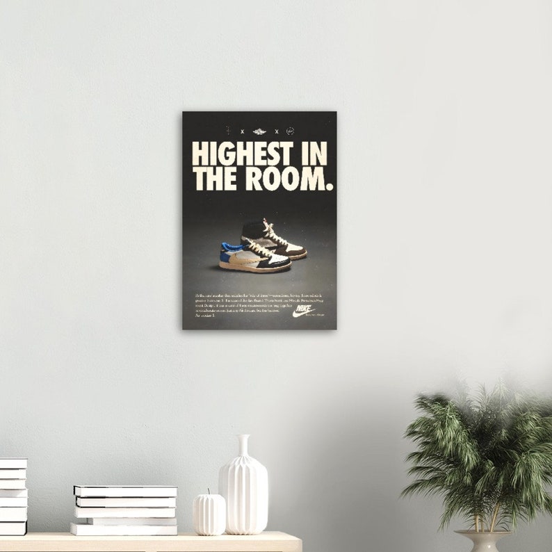 POSTER Travis Scott Nike Poster-UNFRAMED - Walmart.com