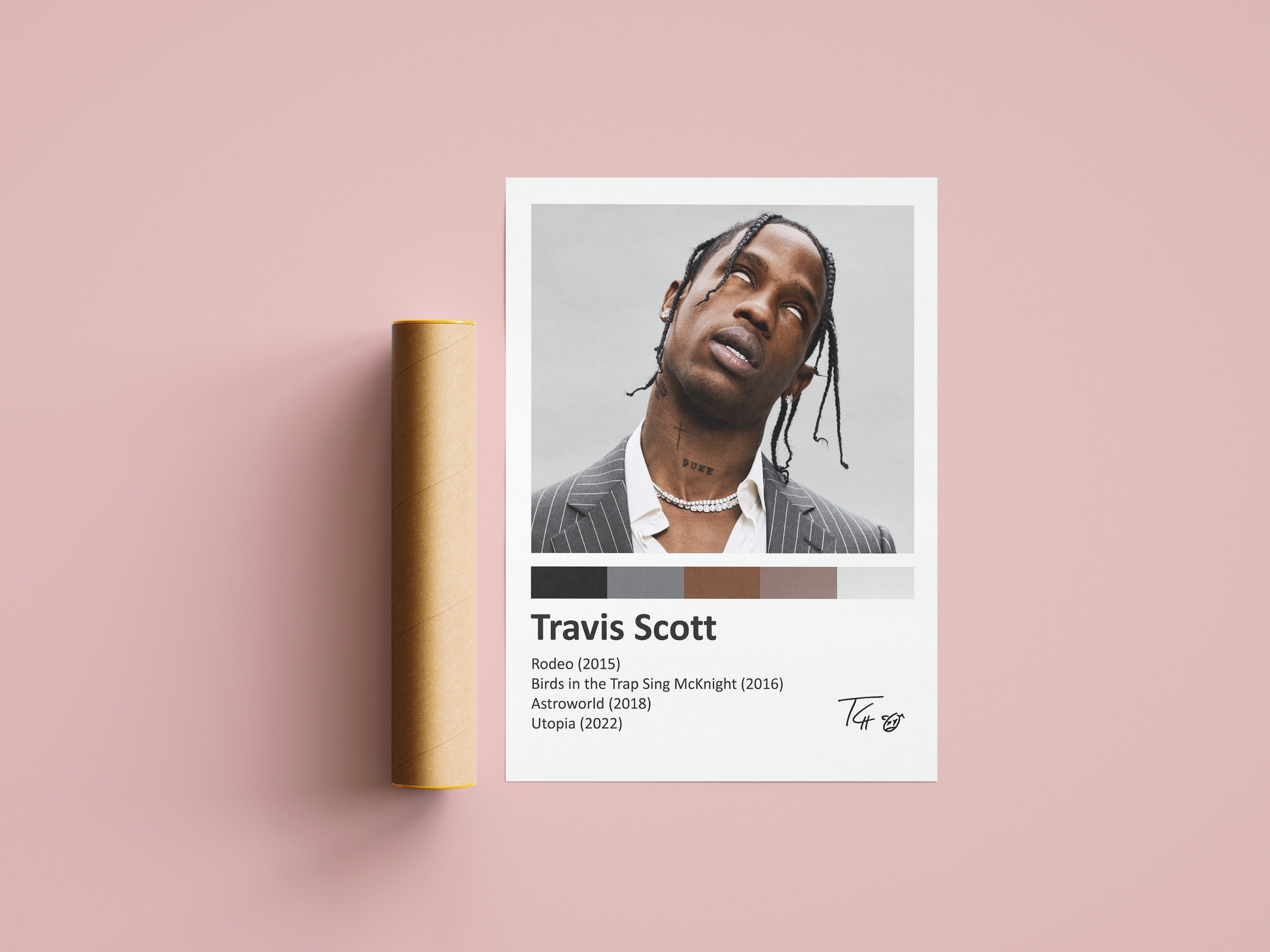 POSTER Travis Scott Print / Travis Scott Poster / Music Poster / Albums ...