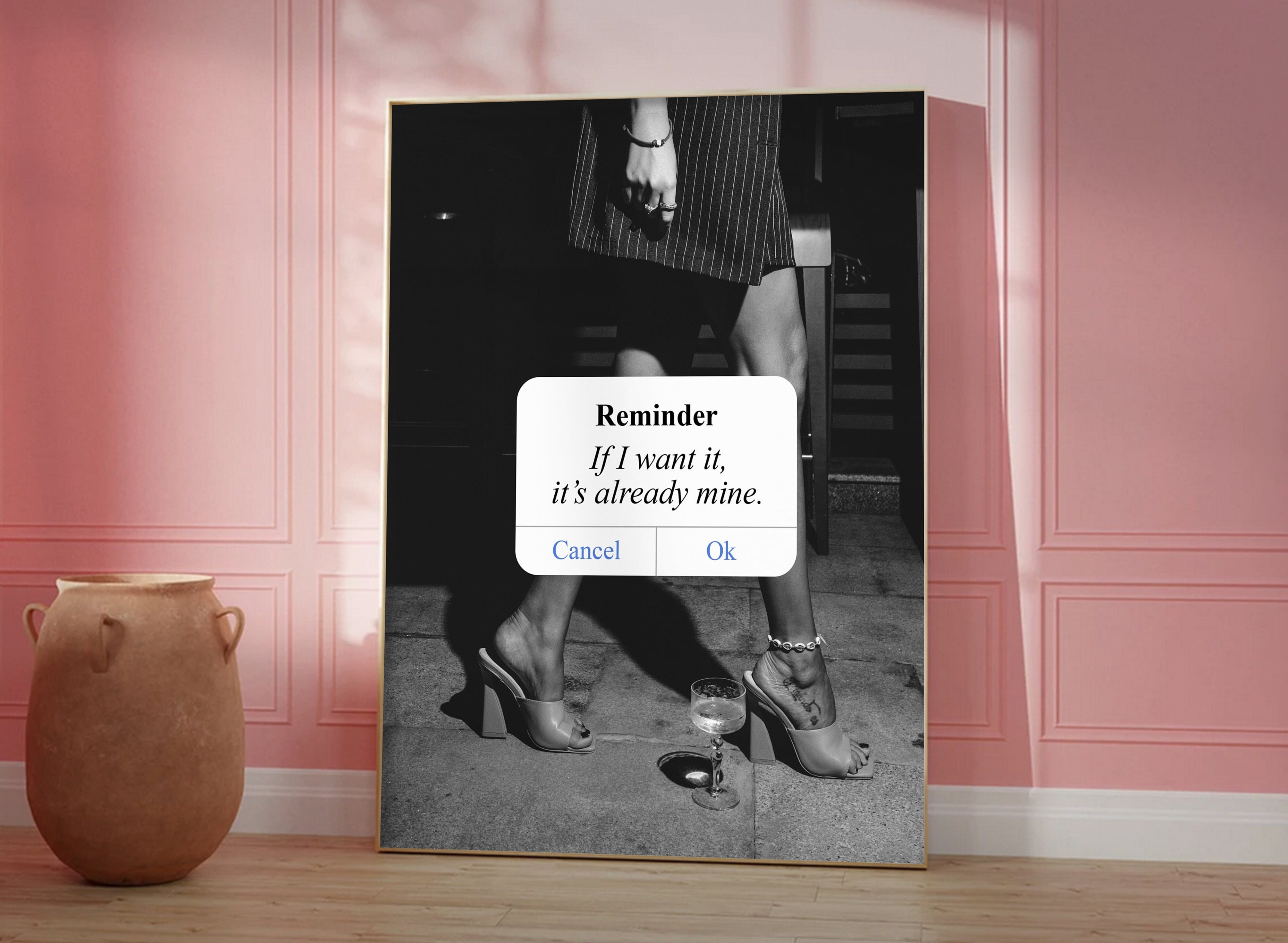 POSTER Trendy Daily Reminder Wall Art, Hot Girls Magazine Cover ...