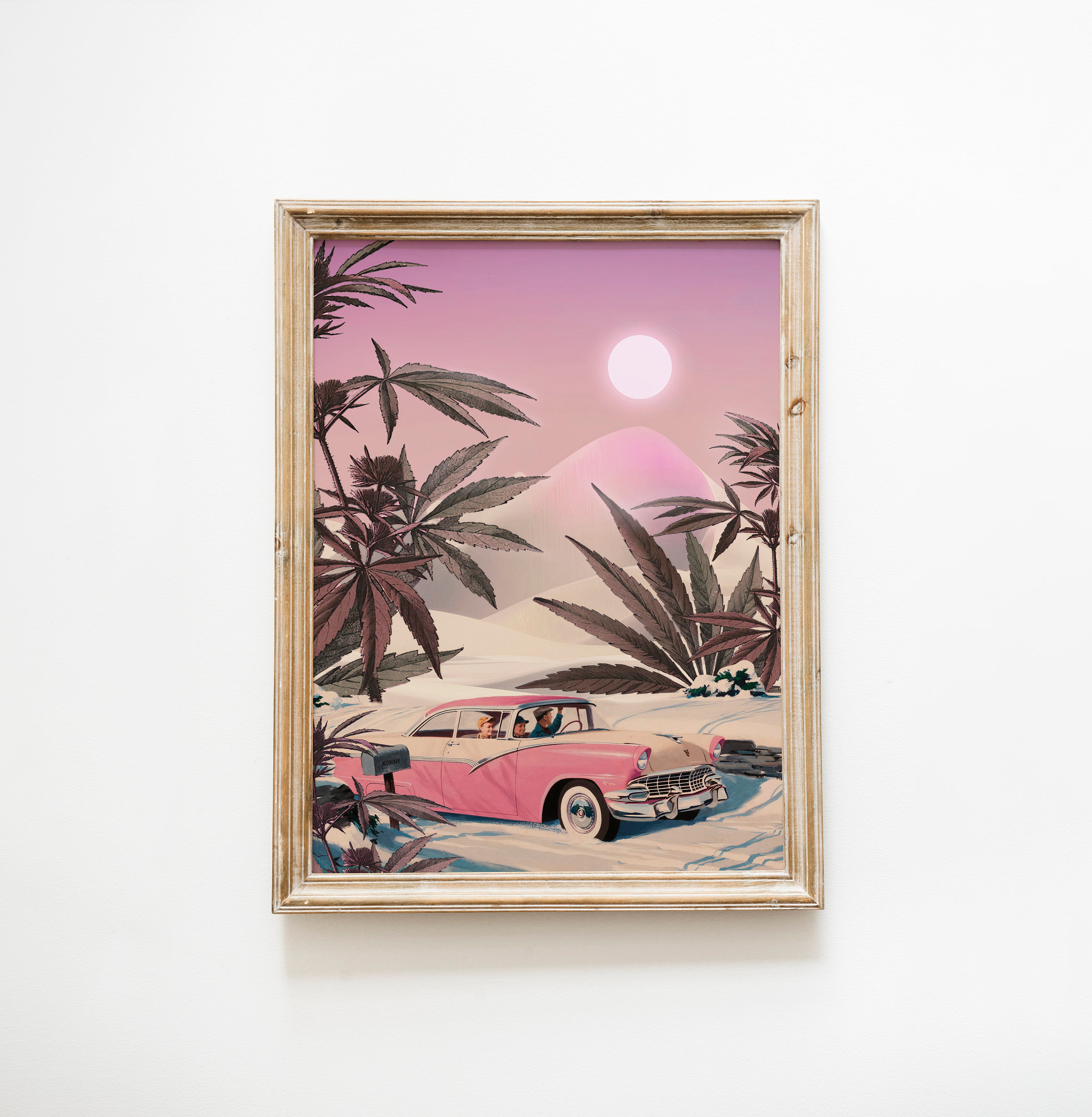 POSTER Trippy Trip 4 (Retro Weed Art, Trippy Print, Cannabis Poster ...