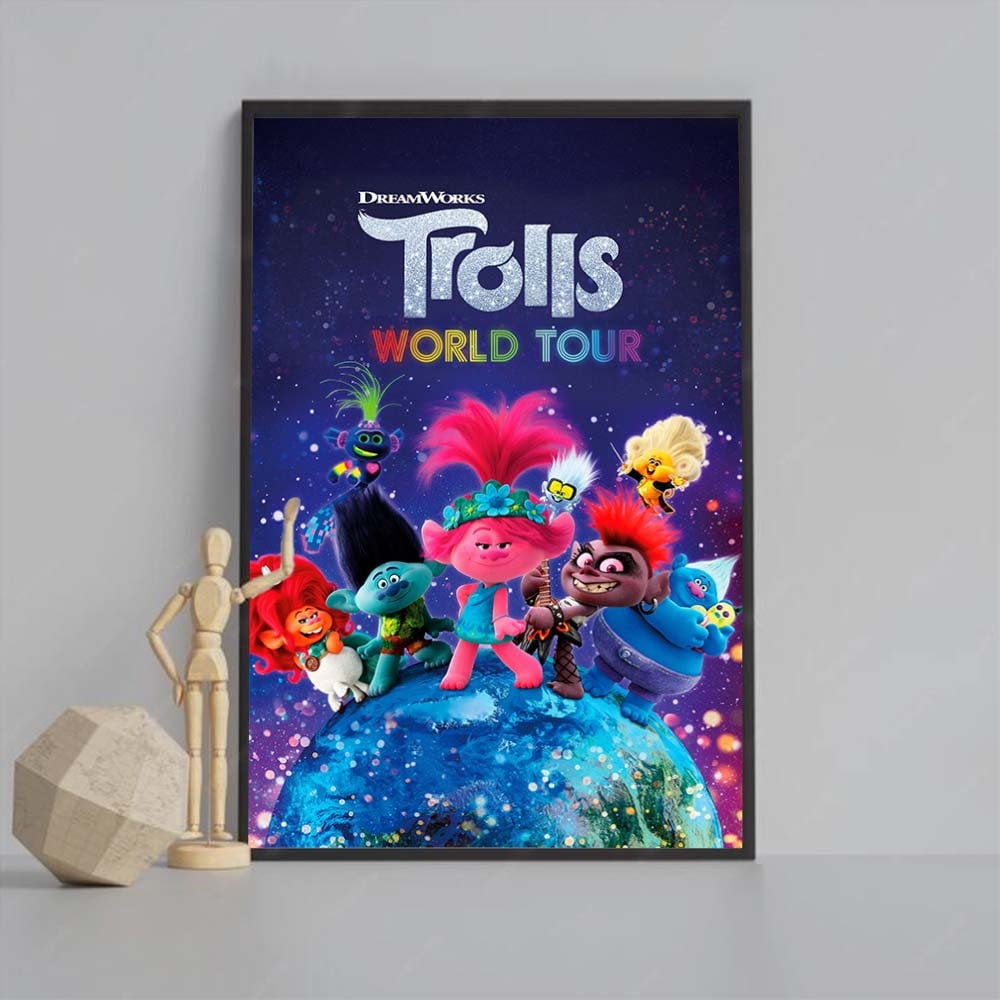 POSTER Trolls World Tour Poster Movie Poster Minimalist Aesthetic ...