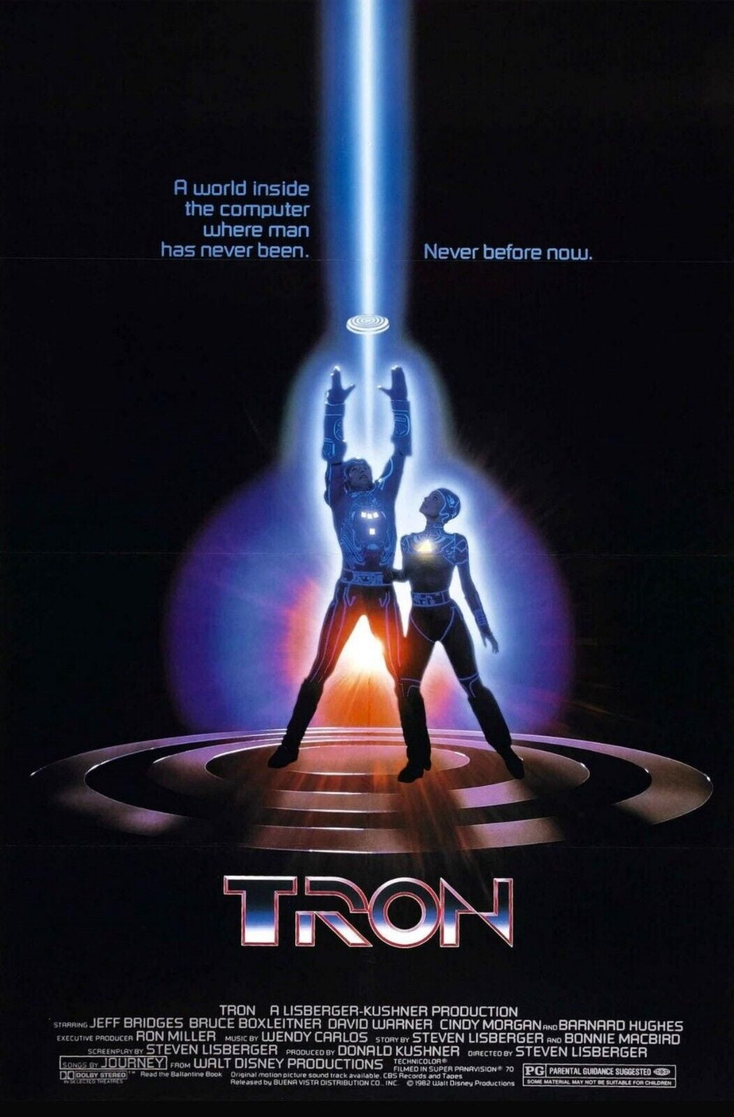 POSTER Tron movie poster Jeff Bridges Walt Disney Video Game Movie-8x12 ...