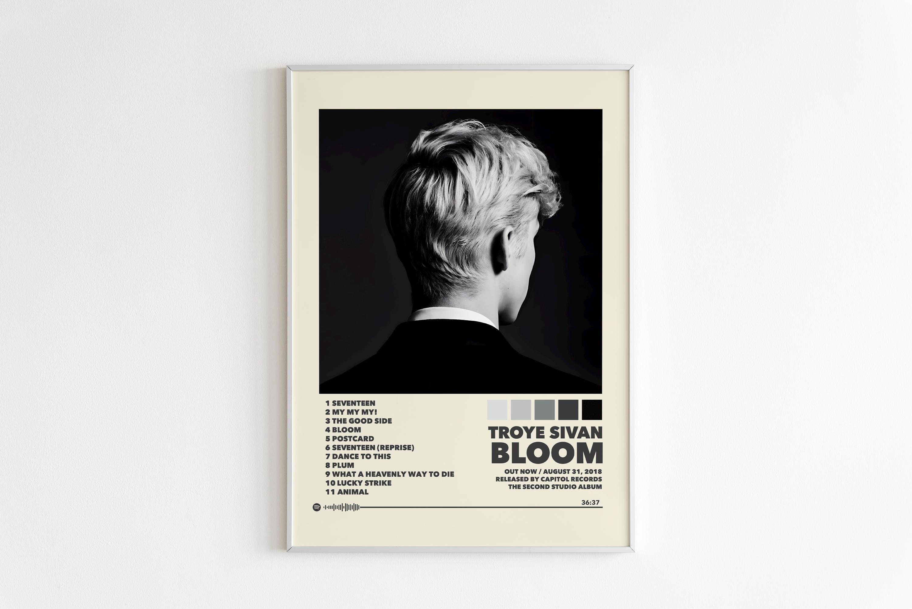 POSTER Troye Sivan Posters / Bloom Poster, Troye Sivan, Bloom, Album ...