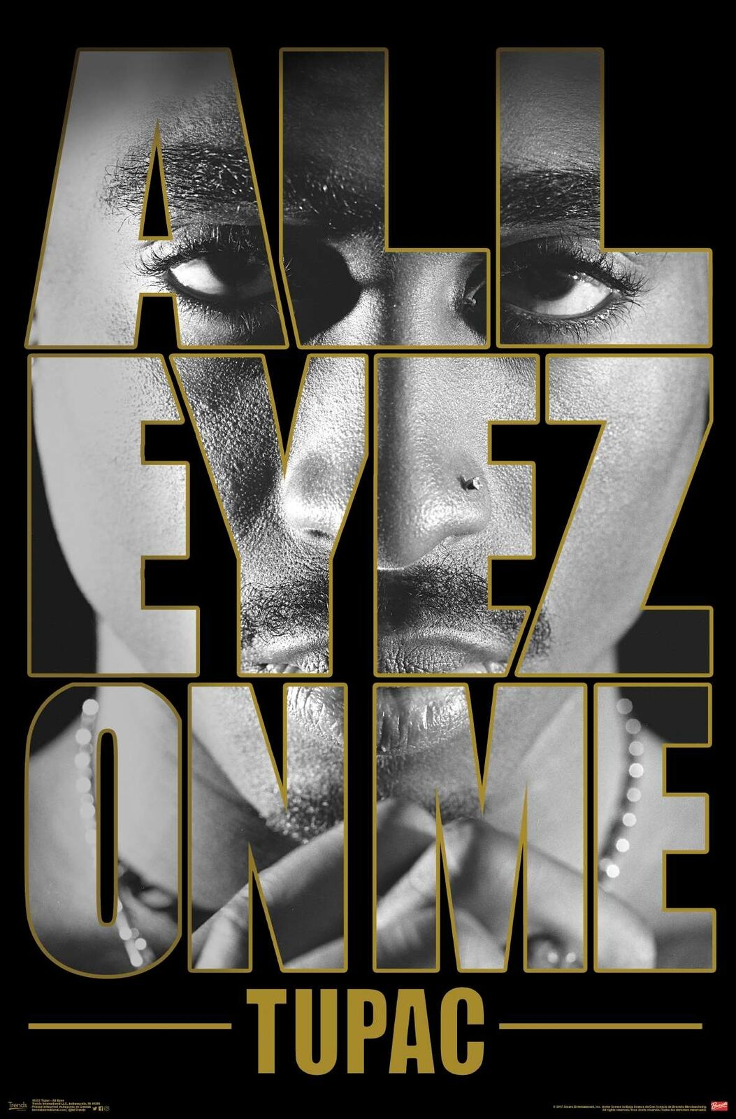 POSTER Tupac - All Eyes Poster-16x24-UNFRAMED - Walmart.com