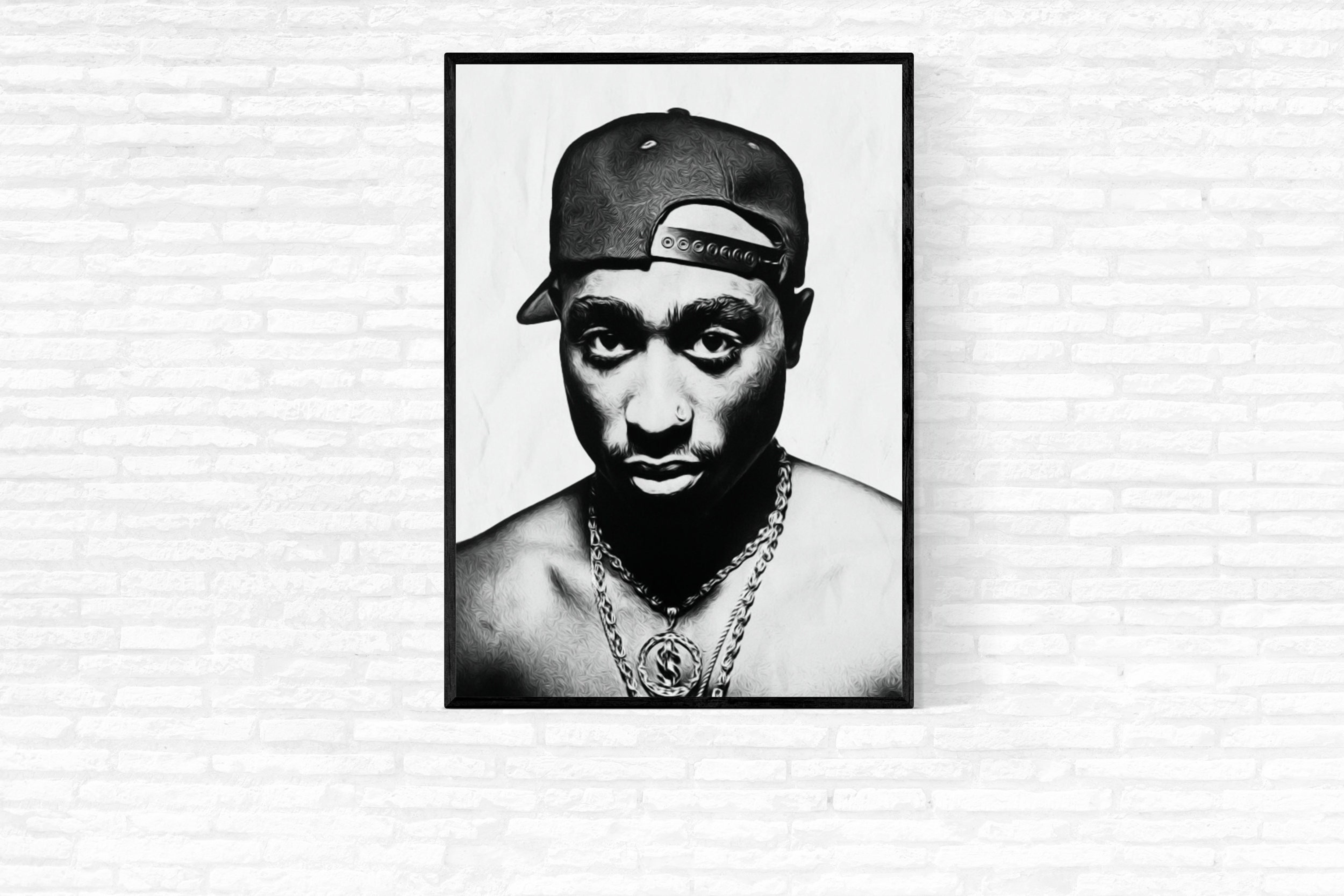 POSTER Tupac Poster, Tupac Print, Rapper, Music Prints-UNFRAMED ...
