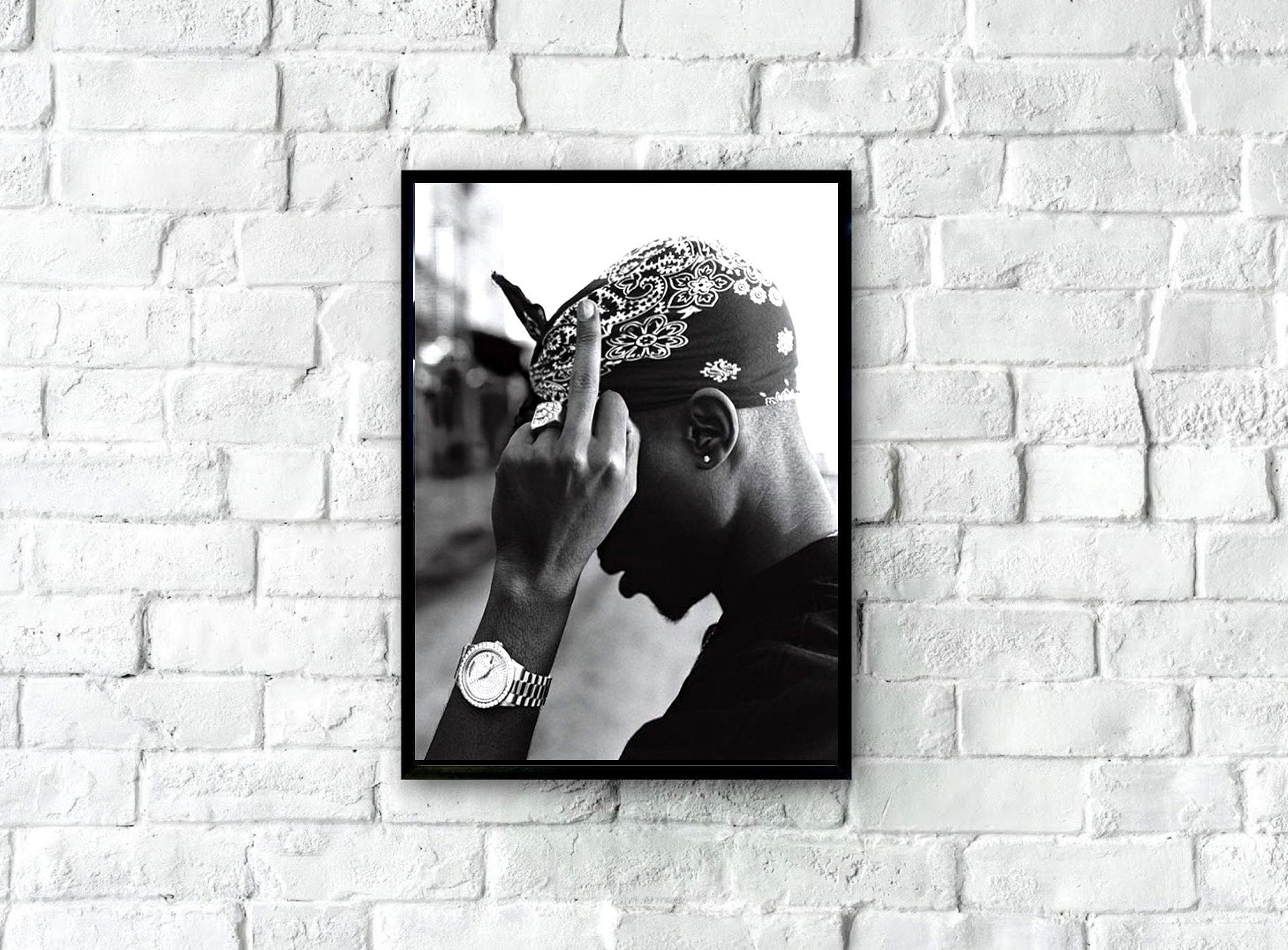 POSTER Tupac Shakur Photo Print, Tupac Poster, 2Pac Poster Print, Tupac ...