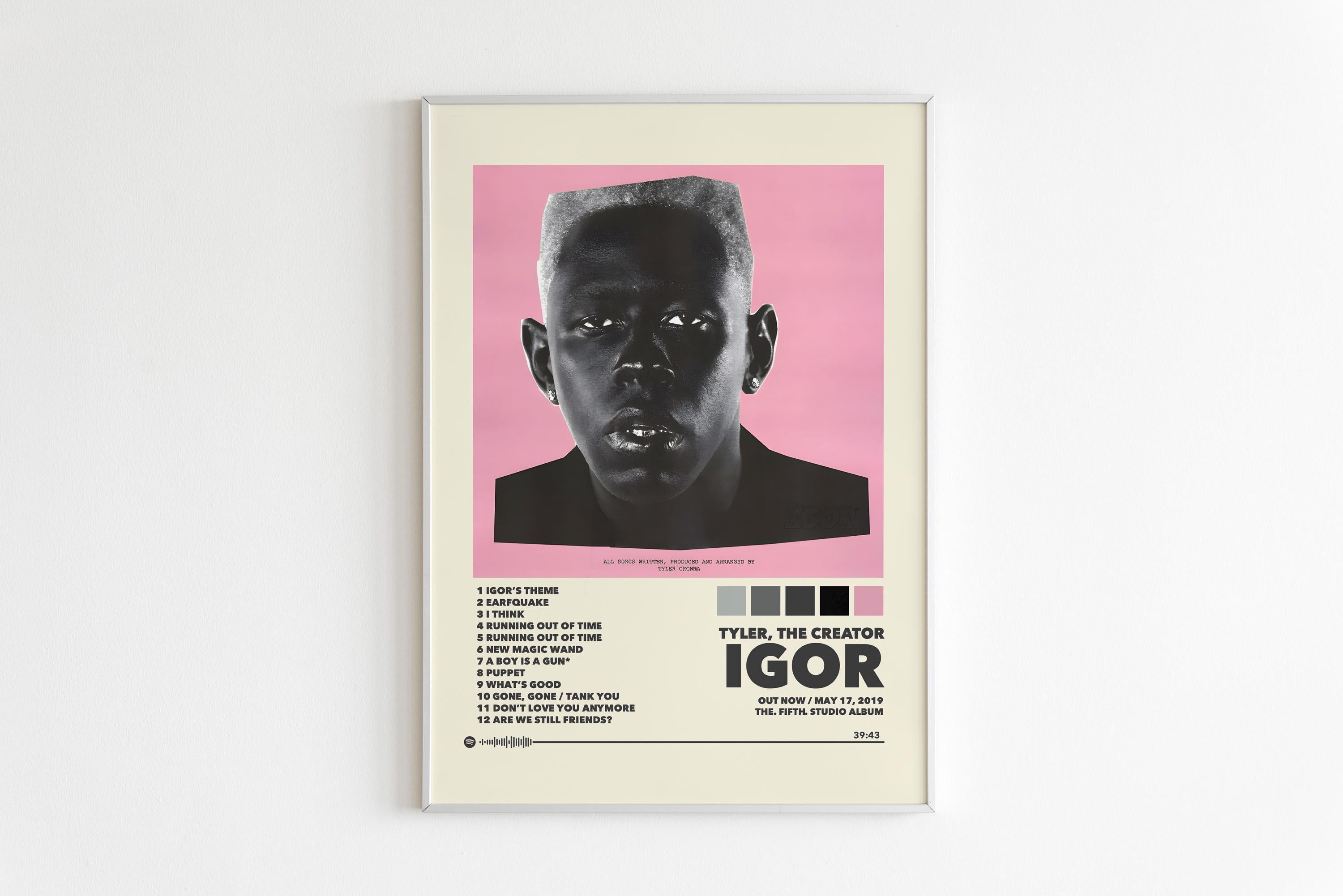POSTER Tyler, The Creator / Vote Igor Poster / Album Cover Poster Photo ...