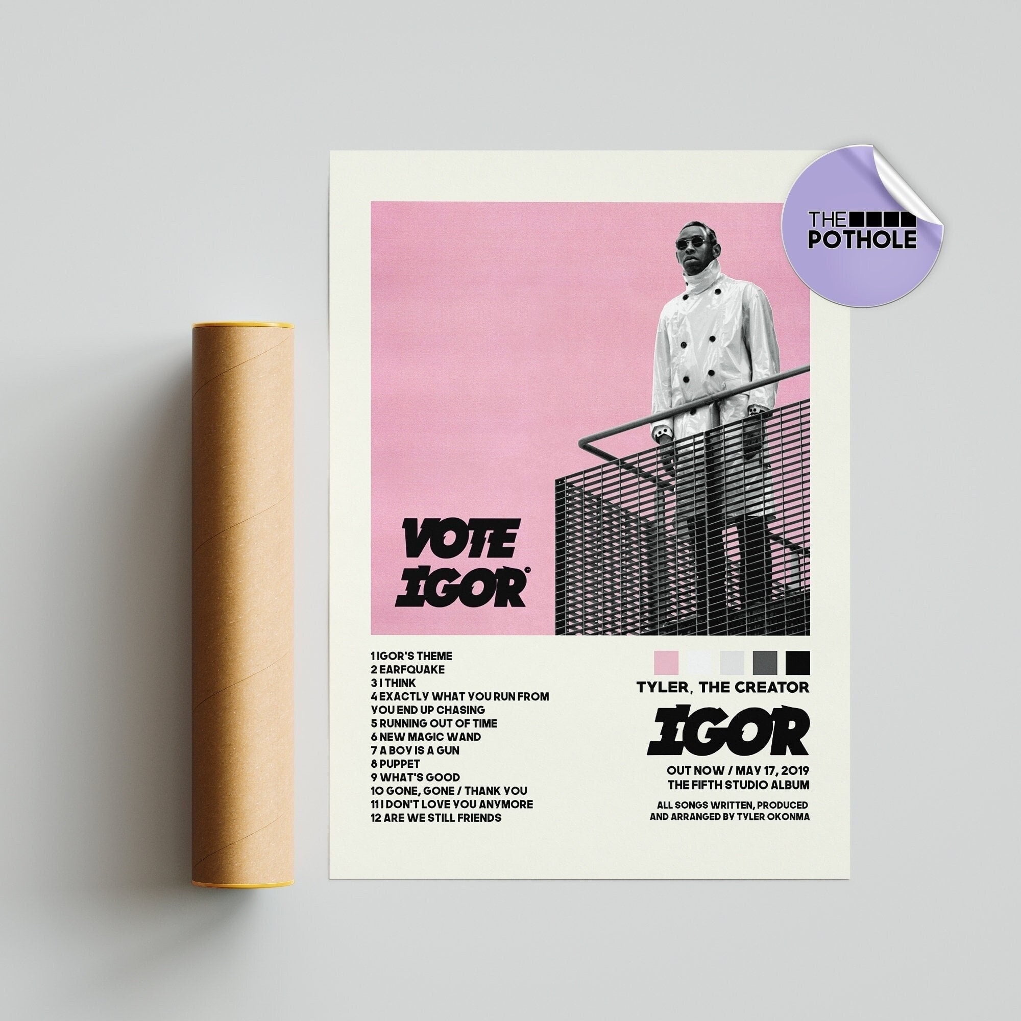 POSTER Tyler, The Creator / Vote Igor Poster / Album Cover Poster Photo ...