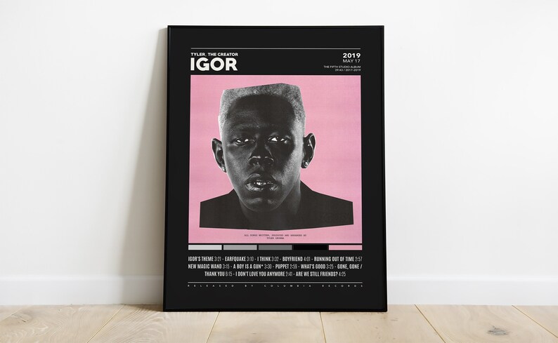POSTER Tyler, The Creator / Vote Igor Poster / Album Cover Poster Photo ...