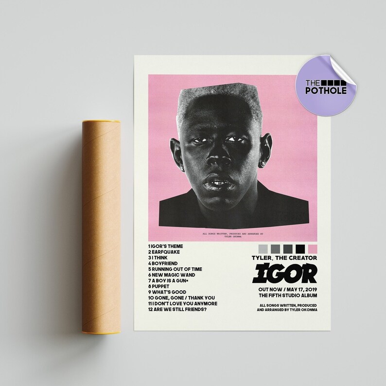 POSTER Tyler, The Creator / Vote Igor Poster / Album Cover Poster Photo ...