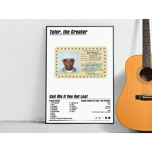 POSTER Tyler the Creator - Call Me If You Get Lost | Album Cover Poster ...