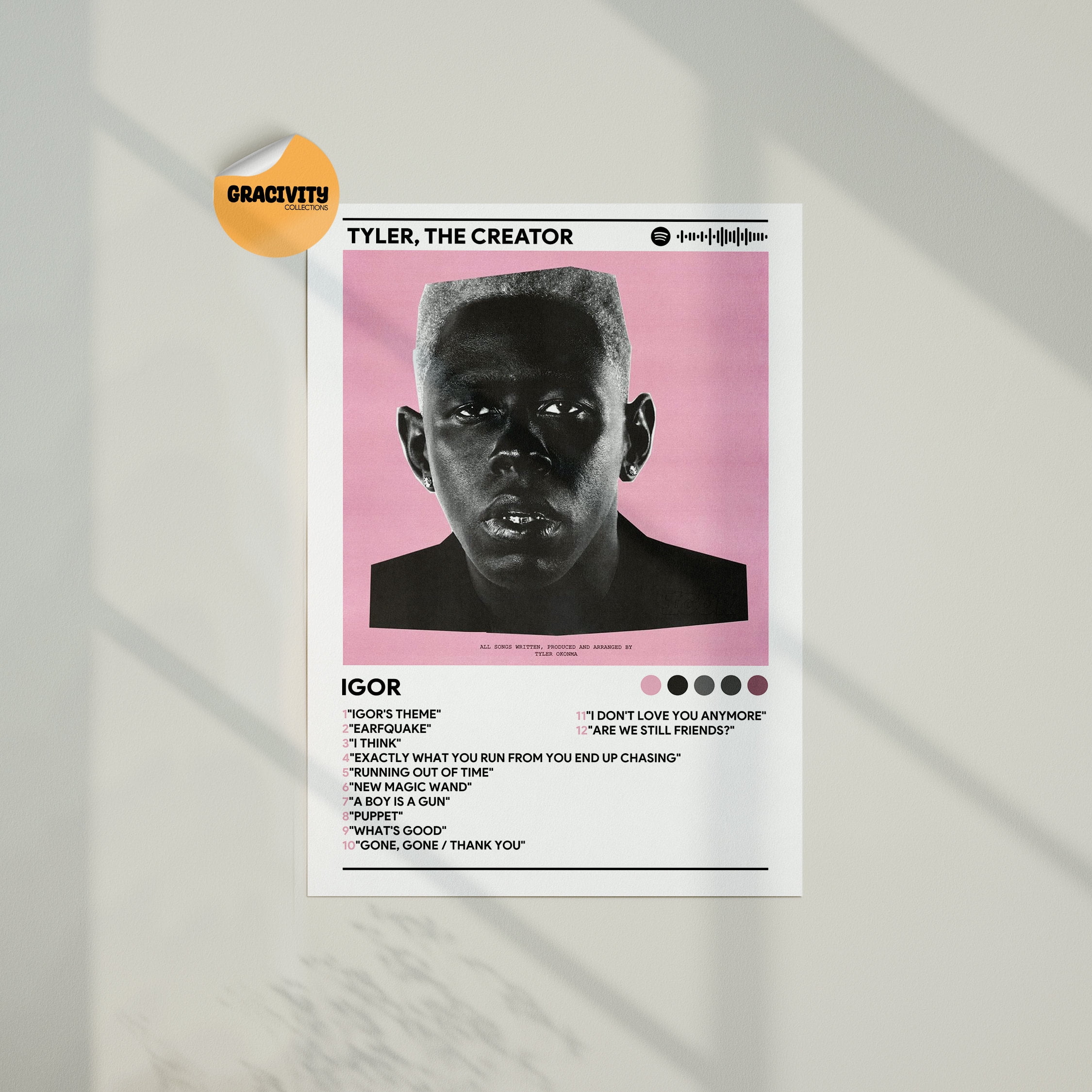 POSTER Tyler, the Creator - Igor / Album Poster / Wall Art / Home Decor ...