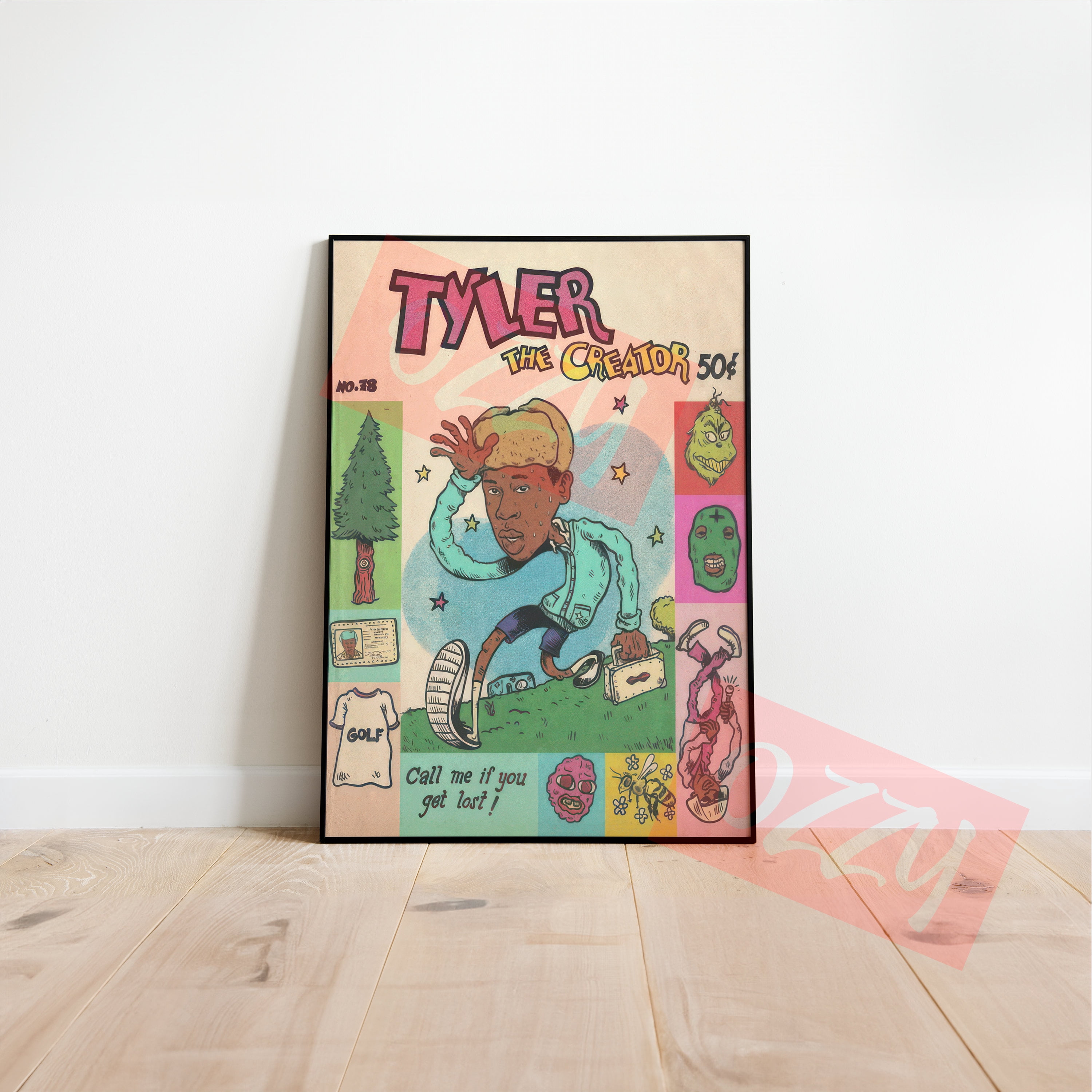 POSTER Tyler the Creator Vintage Style Poster -UNFRAMED - Walmart.com