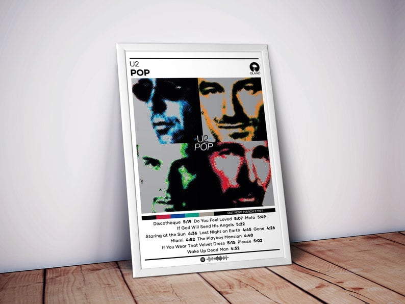 POSTER U2 Poster | Pop Poster | | Album Poster Prints | Rock Music ...