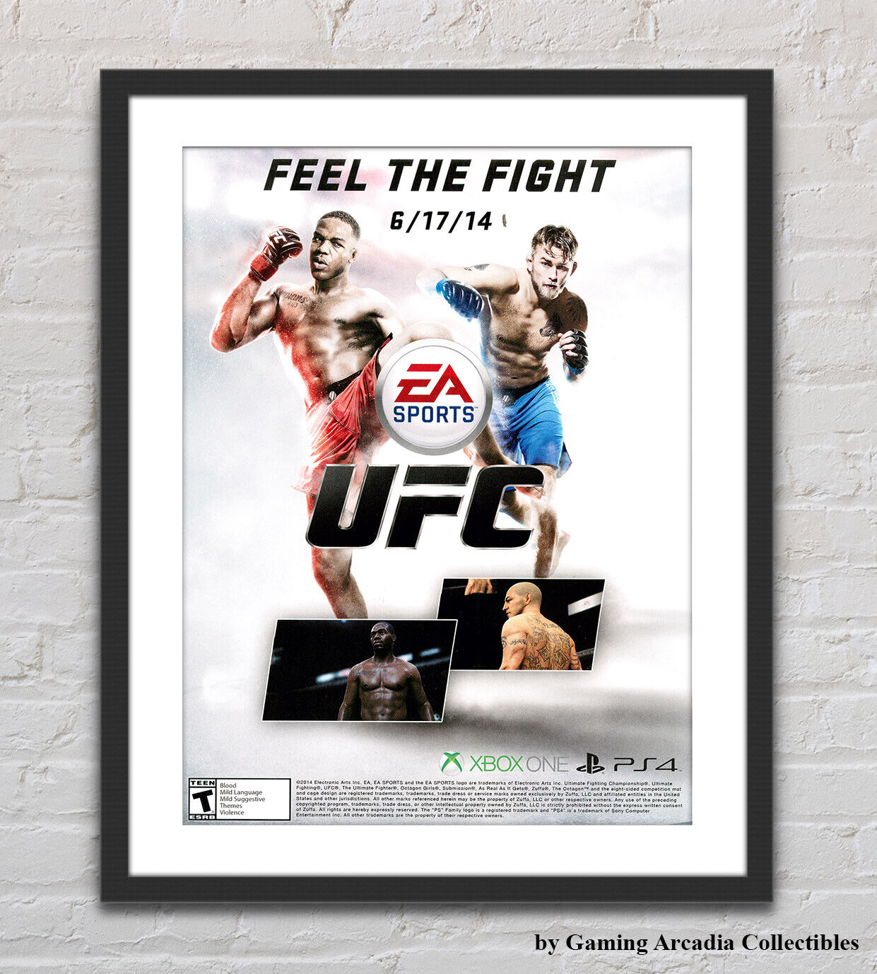POSTER UFC PS4 XBOX ONE Poster-24x36-UNFRAMED - Walmart.com
