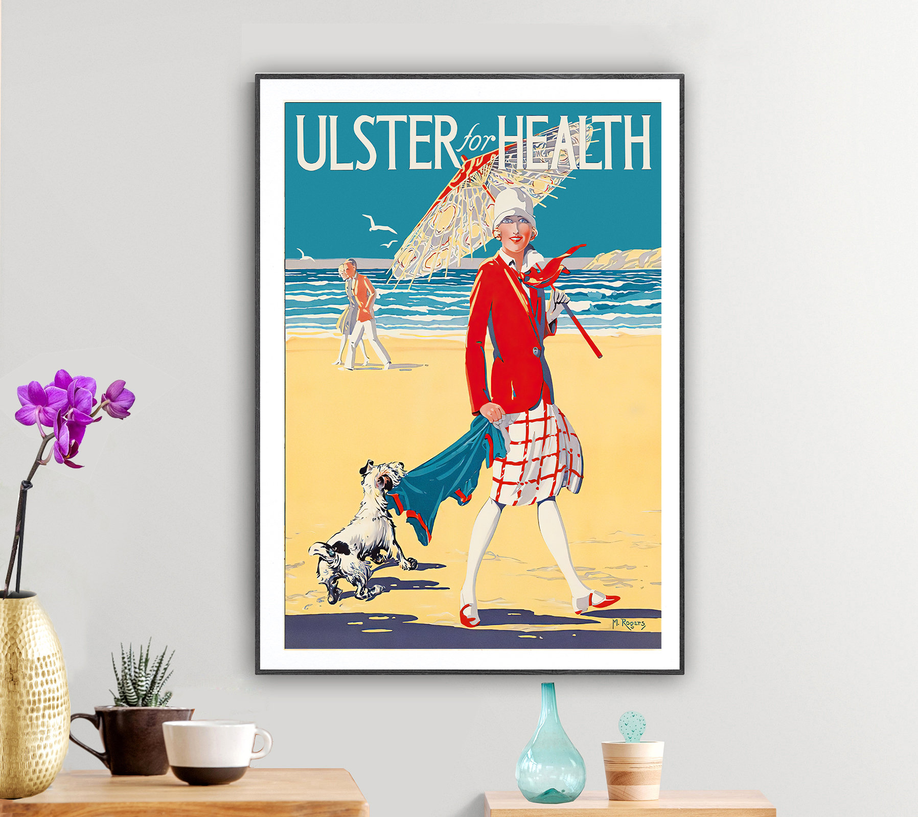 POSTER Ulster for Health Vintage Travel Poster - Poster Paper, Sticker ...