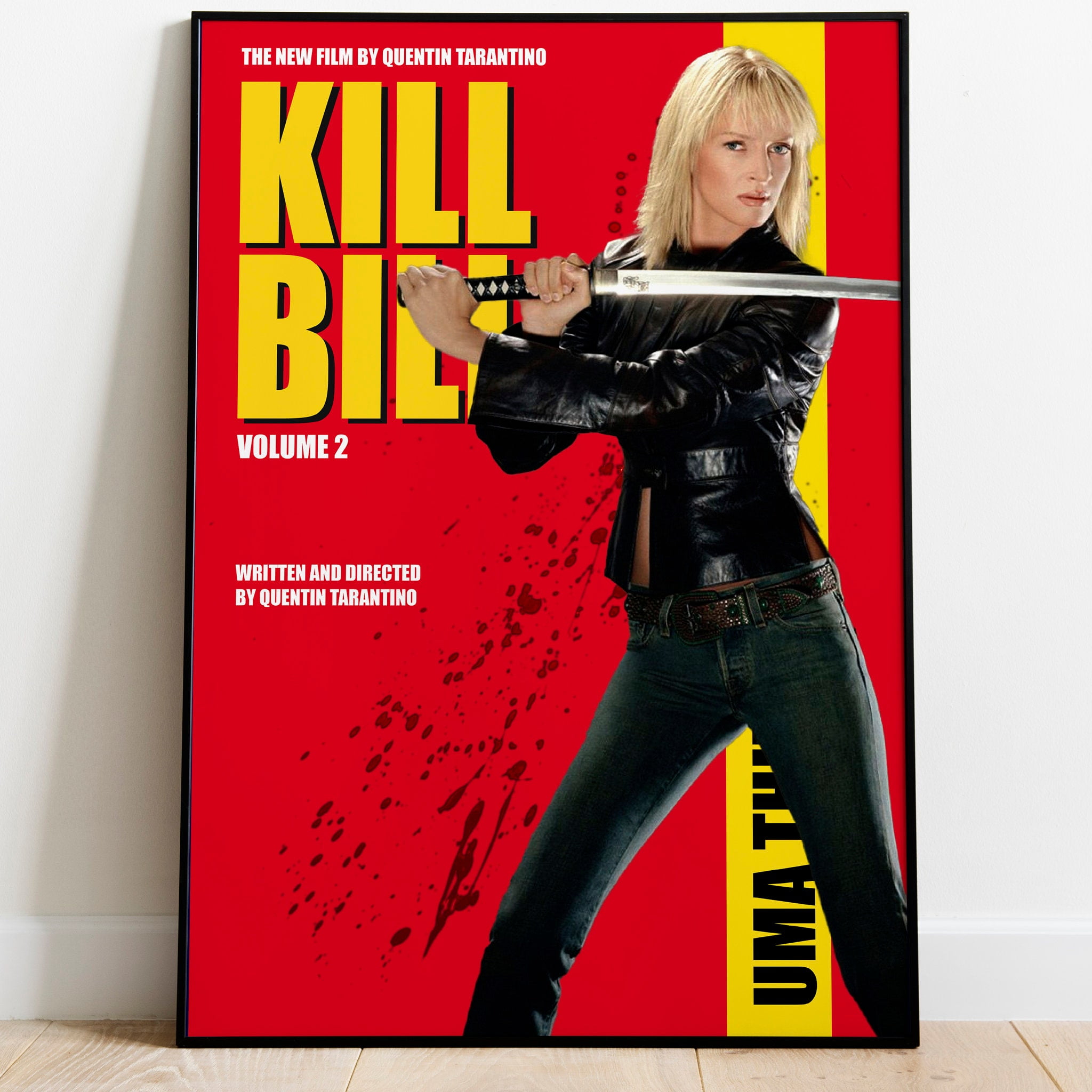 POSTER Uma Thurman Quentin Tarantinos Kill Bill Volume 2 Replica Movie ...