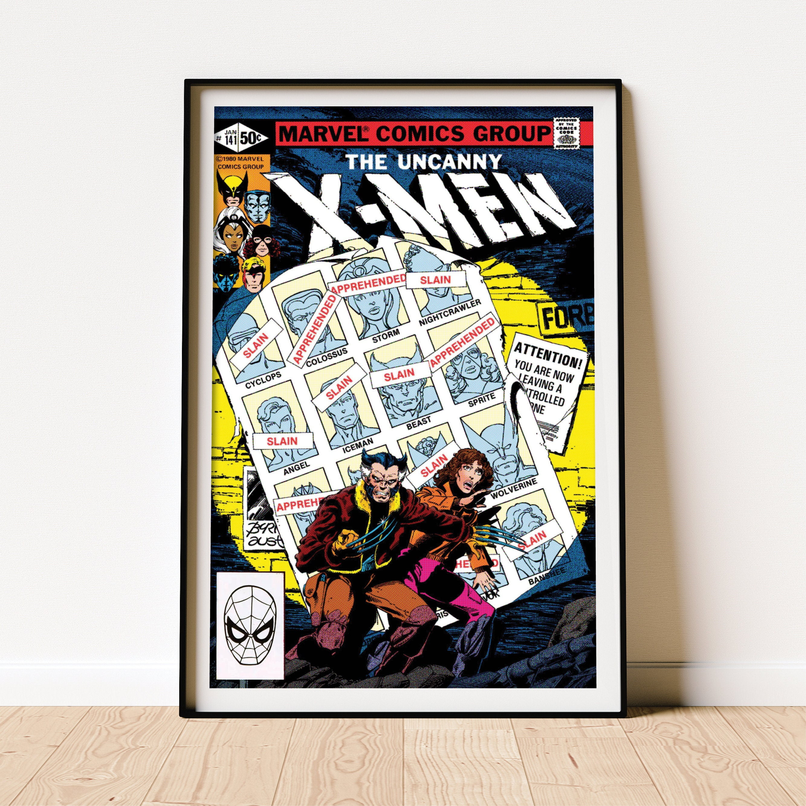 POSTER Uncanny X-Men #141 Comic Book Cover Poster Print-UNFRAMED ...
