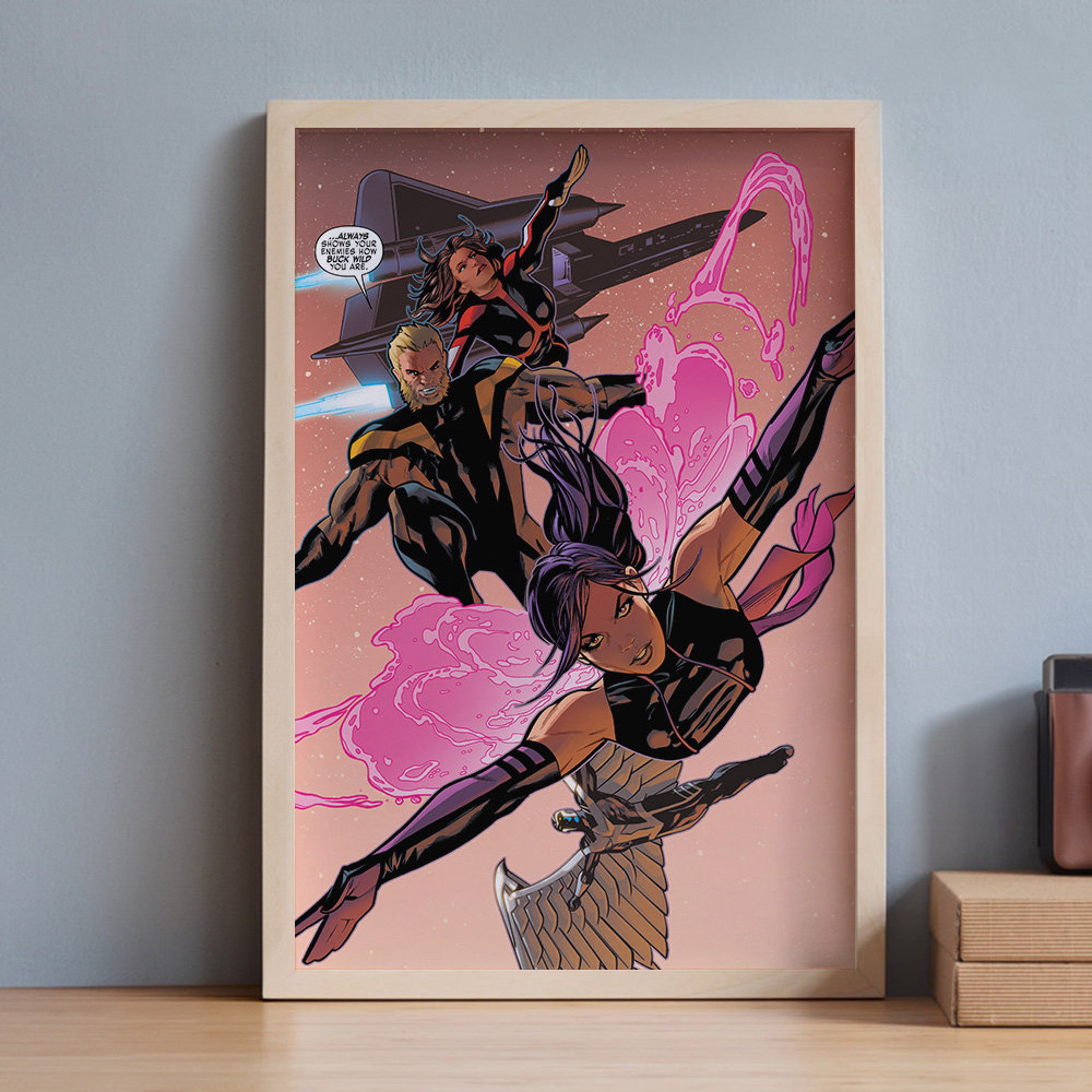 POSTER Uncanny X-Men Archangel Psylocke poster ,Unique Home Decoration ...