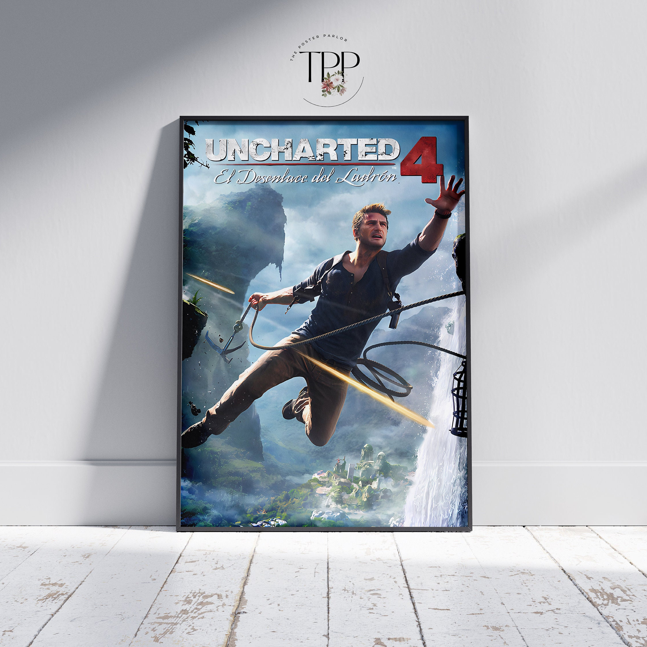POSTER Uncharted 4 Game Poster, Gamer Room Decor, Video Game Wall Art ...