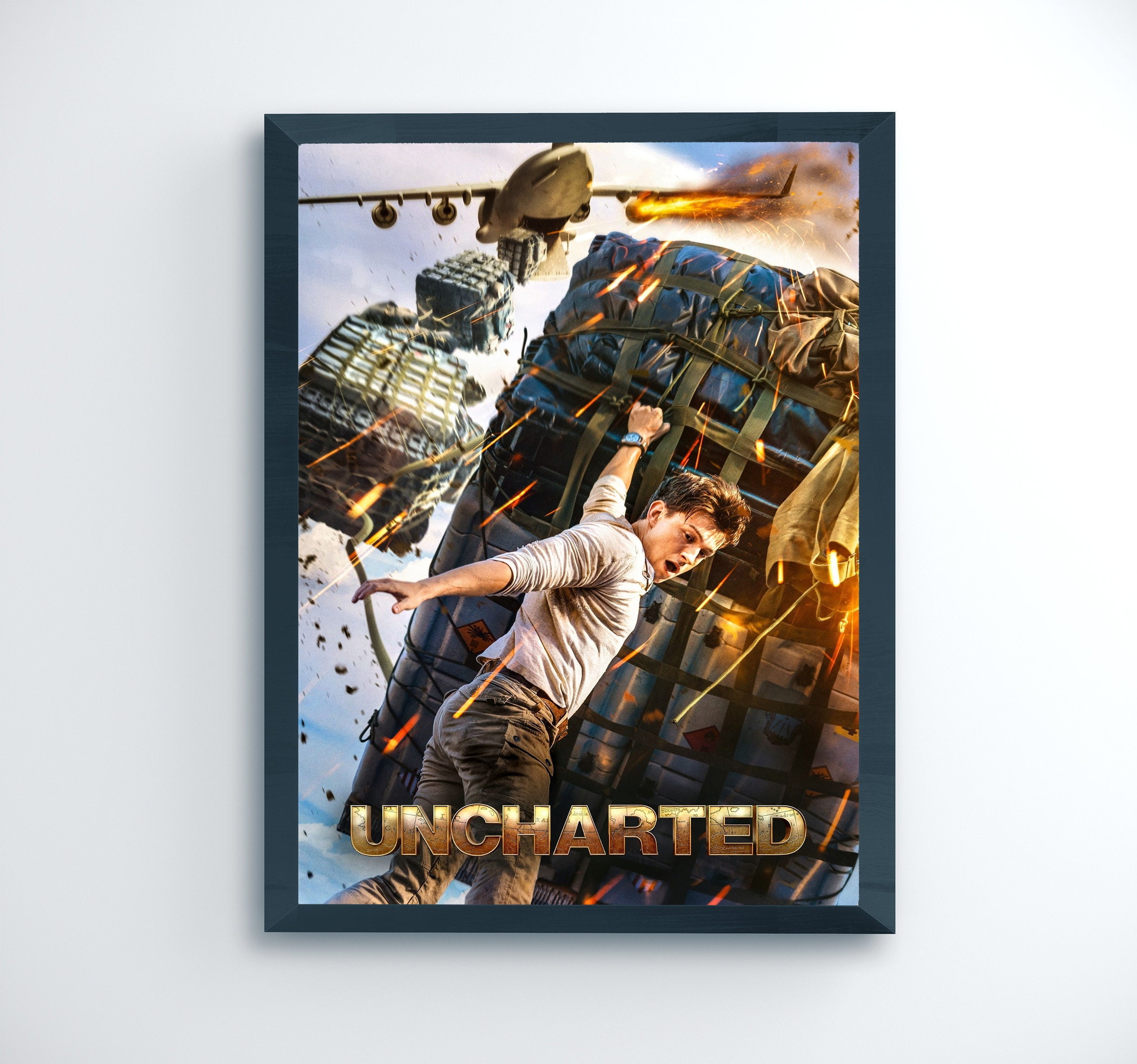 POSTER Uncharted Poster 2022 Print Wall Art Cinema New Movie Maxi 530-UNFRAMED - Walmart.com
