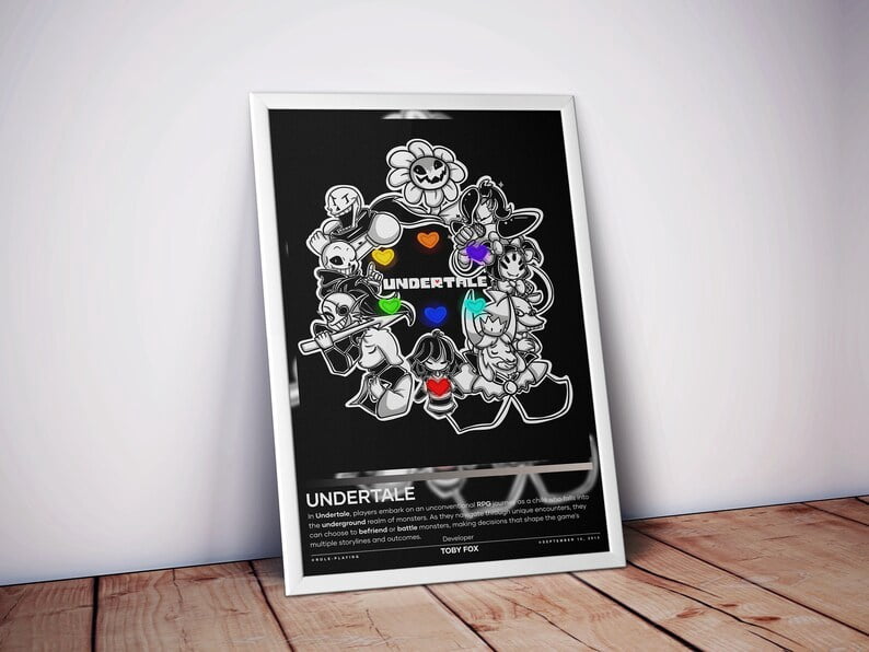 POSTER Undertale Poster, Gaming Posters, Video Game Posters, High ...