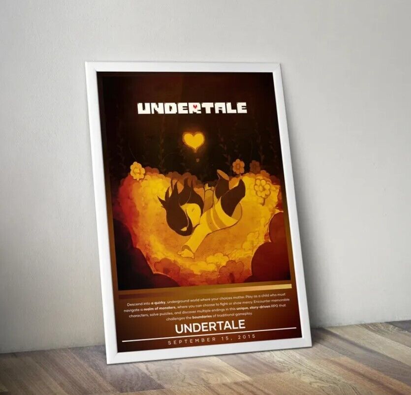 POSTER Undertale Poster | Undertale Print | Gaming Poster Print | 4 ...