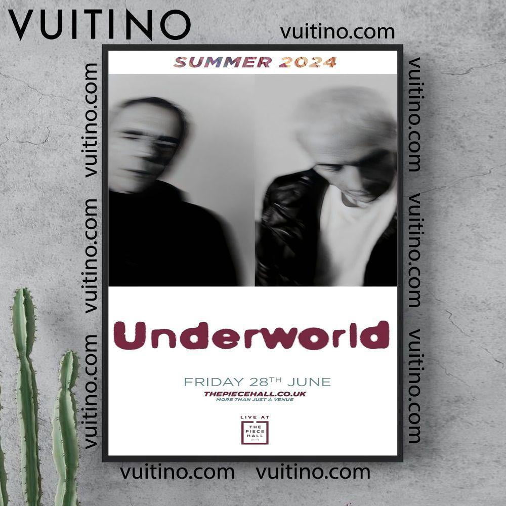 POSTER Underworld Band Born Slippy Summer 2024 Live Halifax The Piece ...