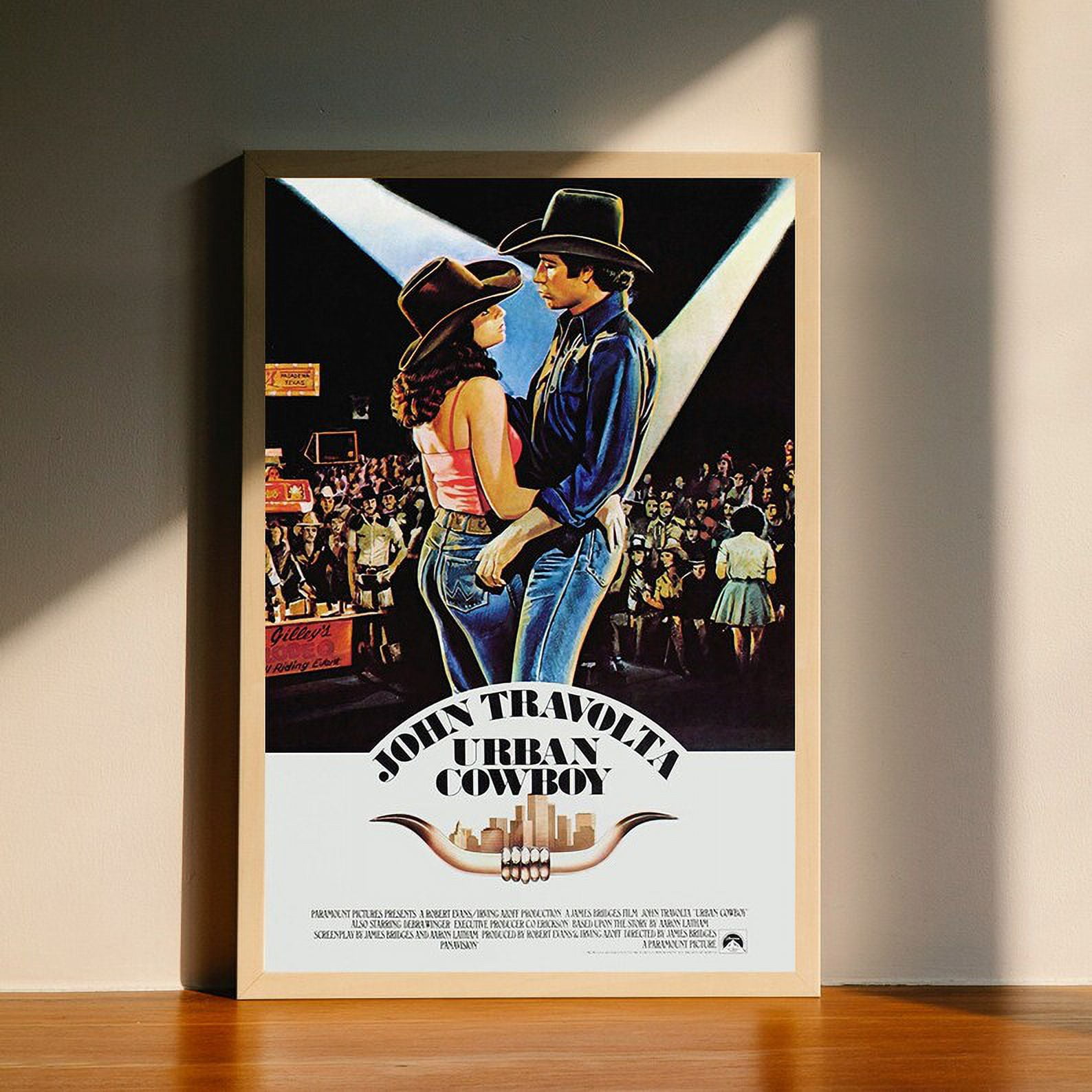 POSTER Urban Cowboy film Classic Movie Poster, Wall Art Decor, Home ...