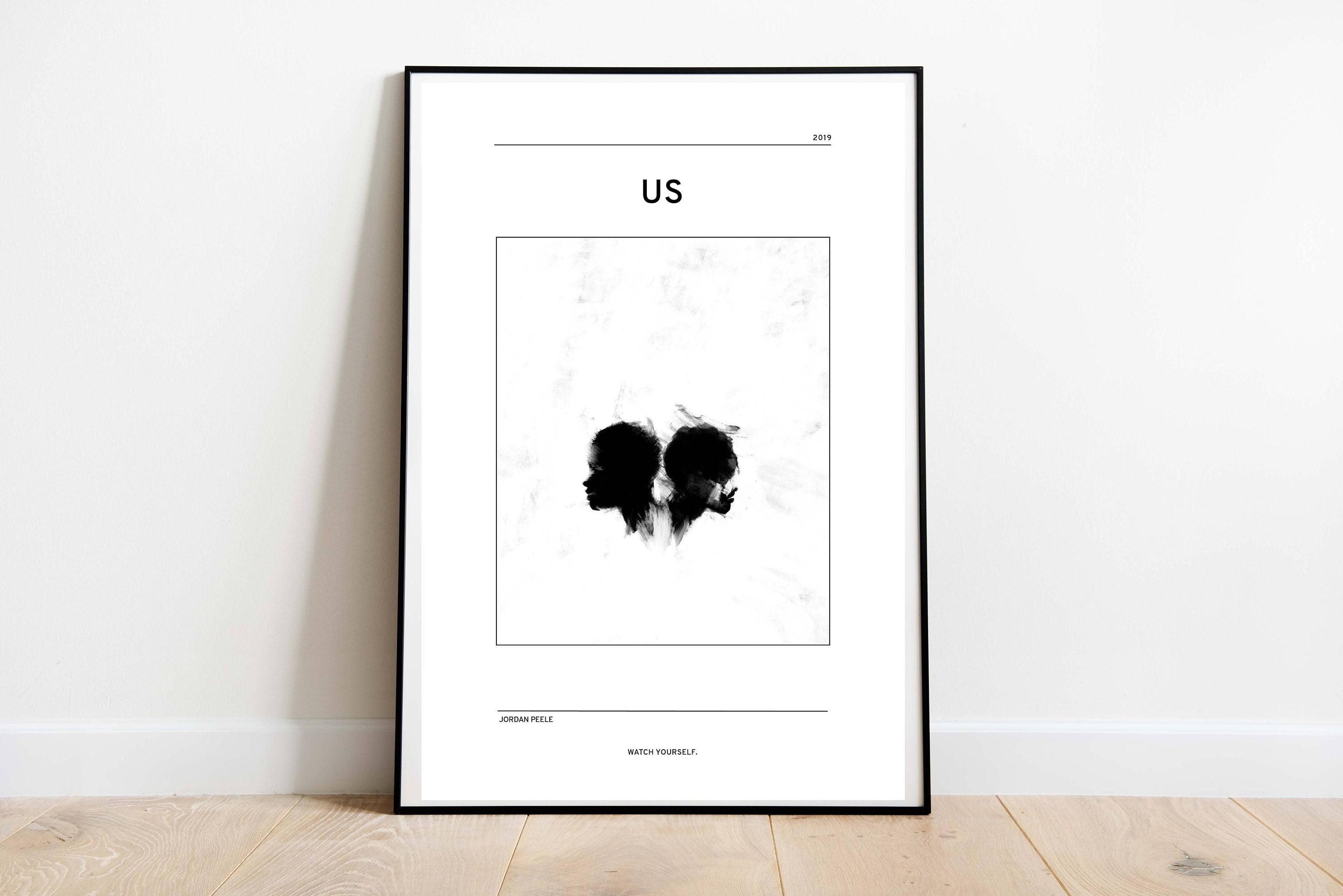 POSTER Us Movie Inspired Art Print | Us Movie Poster | Jordan Peele Art ...