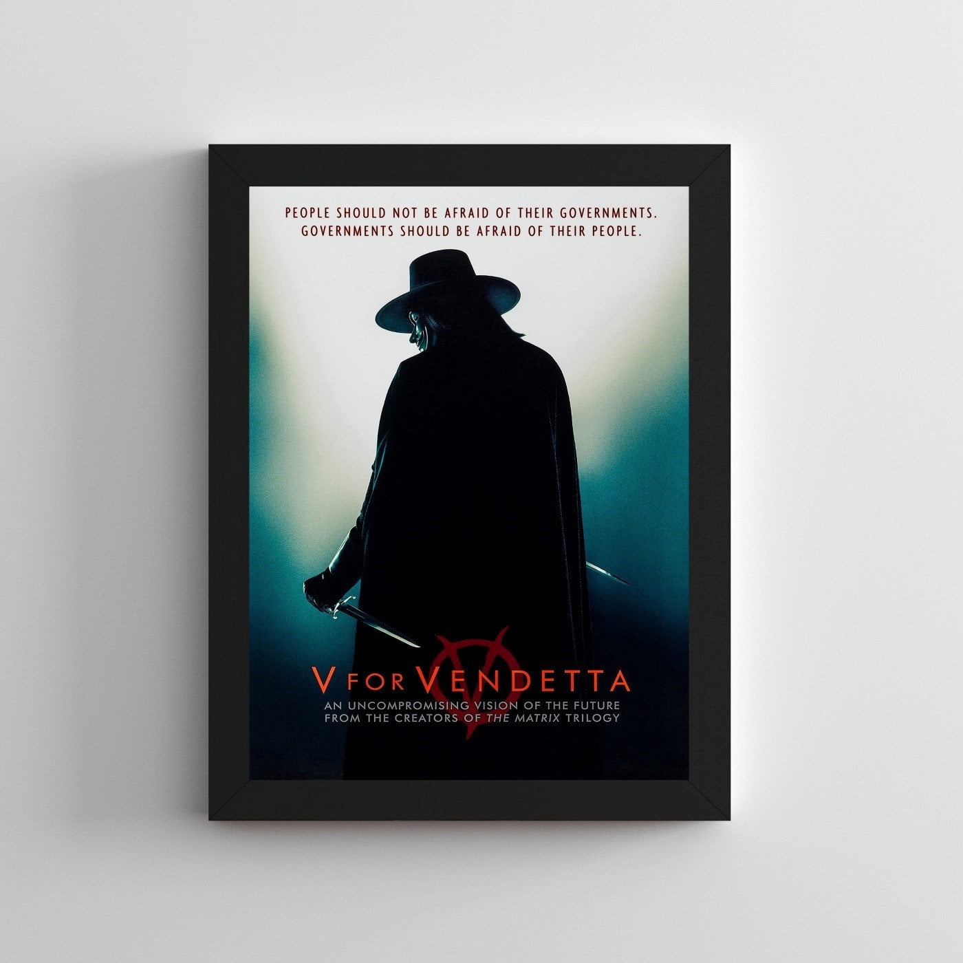 POSTER V for Vendetta Film / Movie Poster -UNFRAMED - Walmart.com
