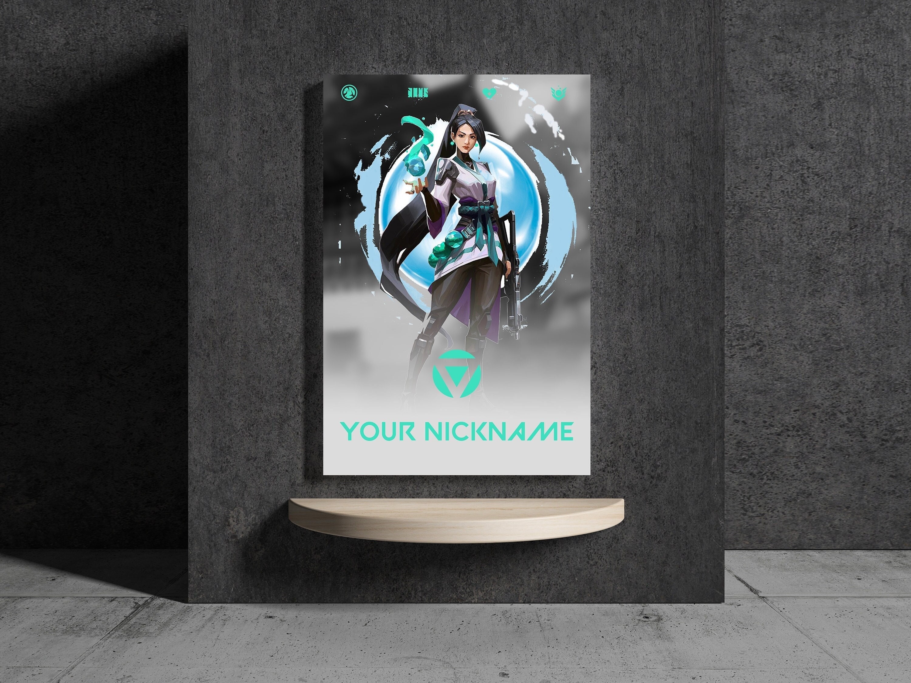 POSTER Valorant Sage Poster | Valorant Poster | Gaming Poster | Room ...