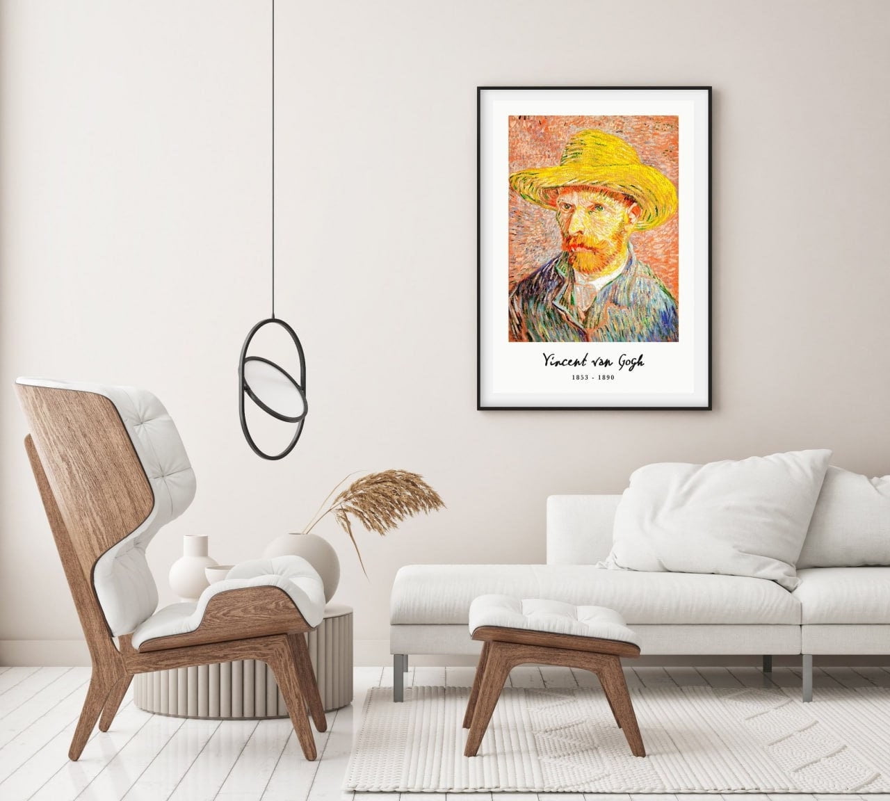 POSTER Van Gogh Portrait Poster, Exhibition Poster, Iconic Artist's ...