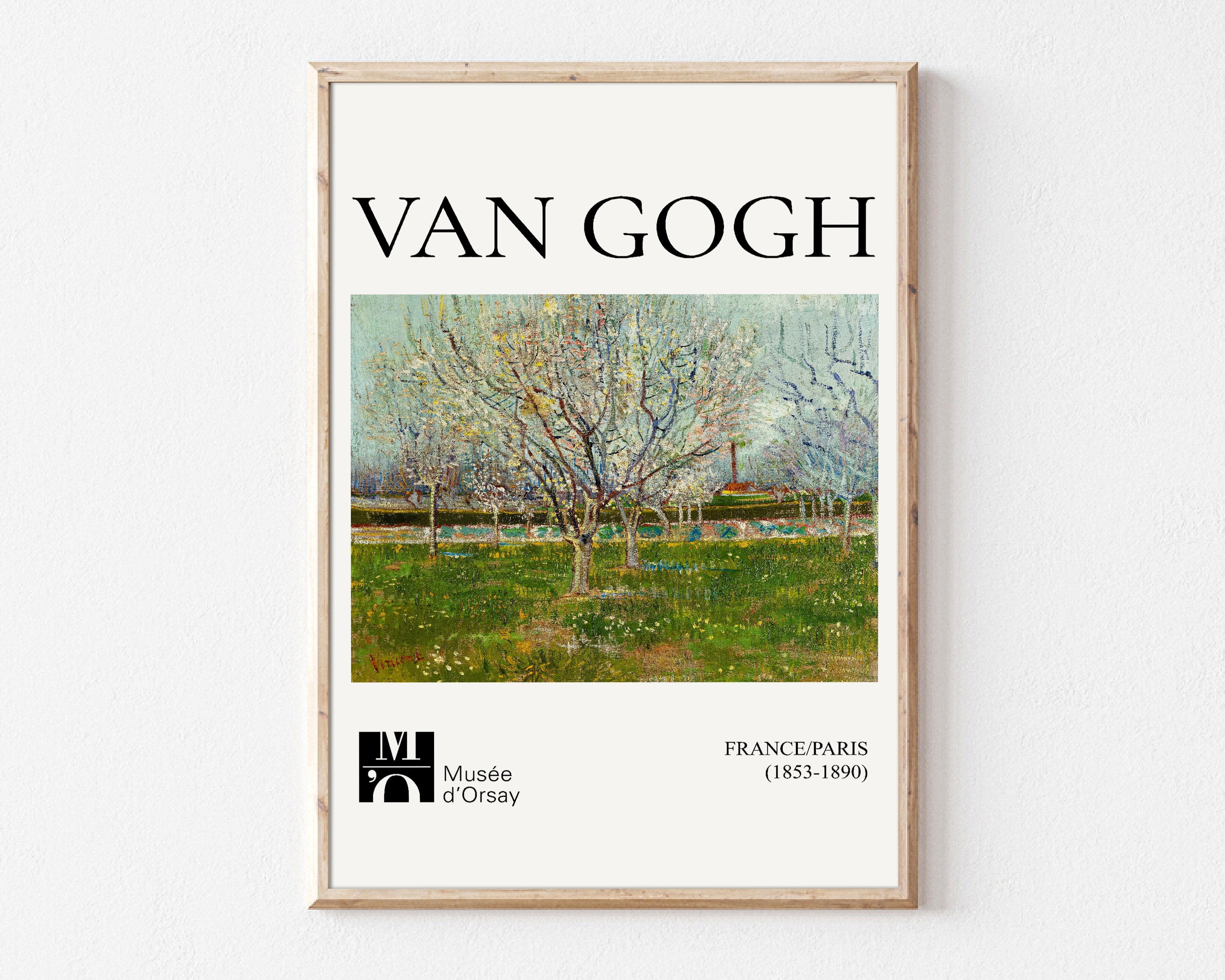 POSTER Van Gogh Print, Landscape Print, Van Gogh Paintings, Museum ...